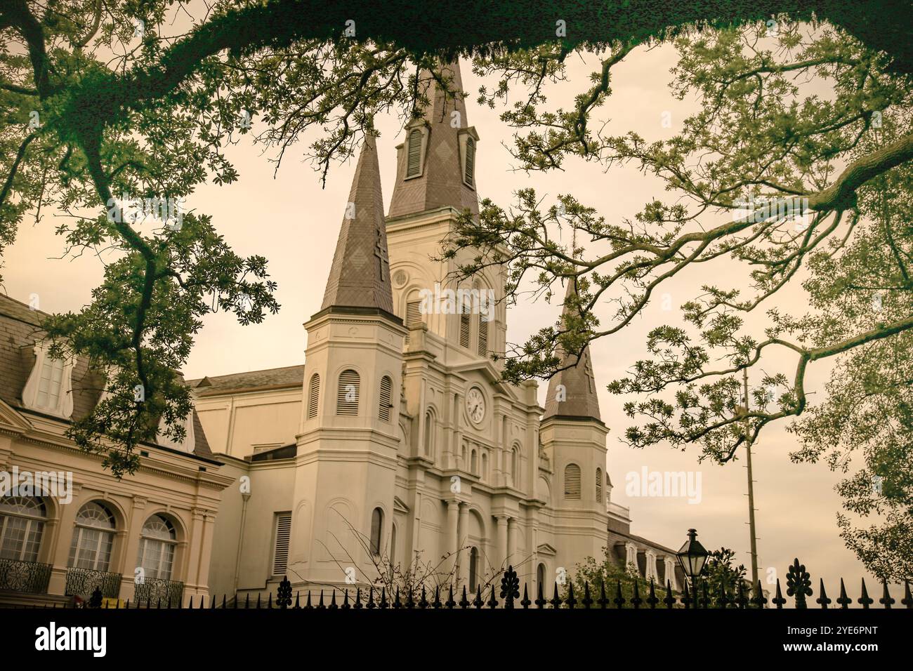 St. Louis Cathedral New Orleans Louisiana Catholic Church Stock Photo ...
