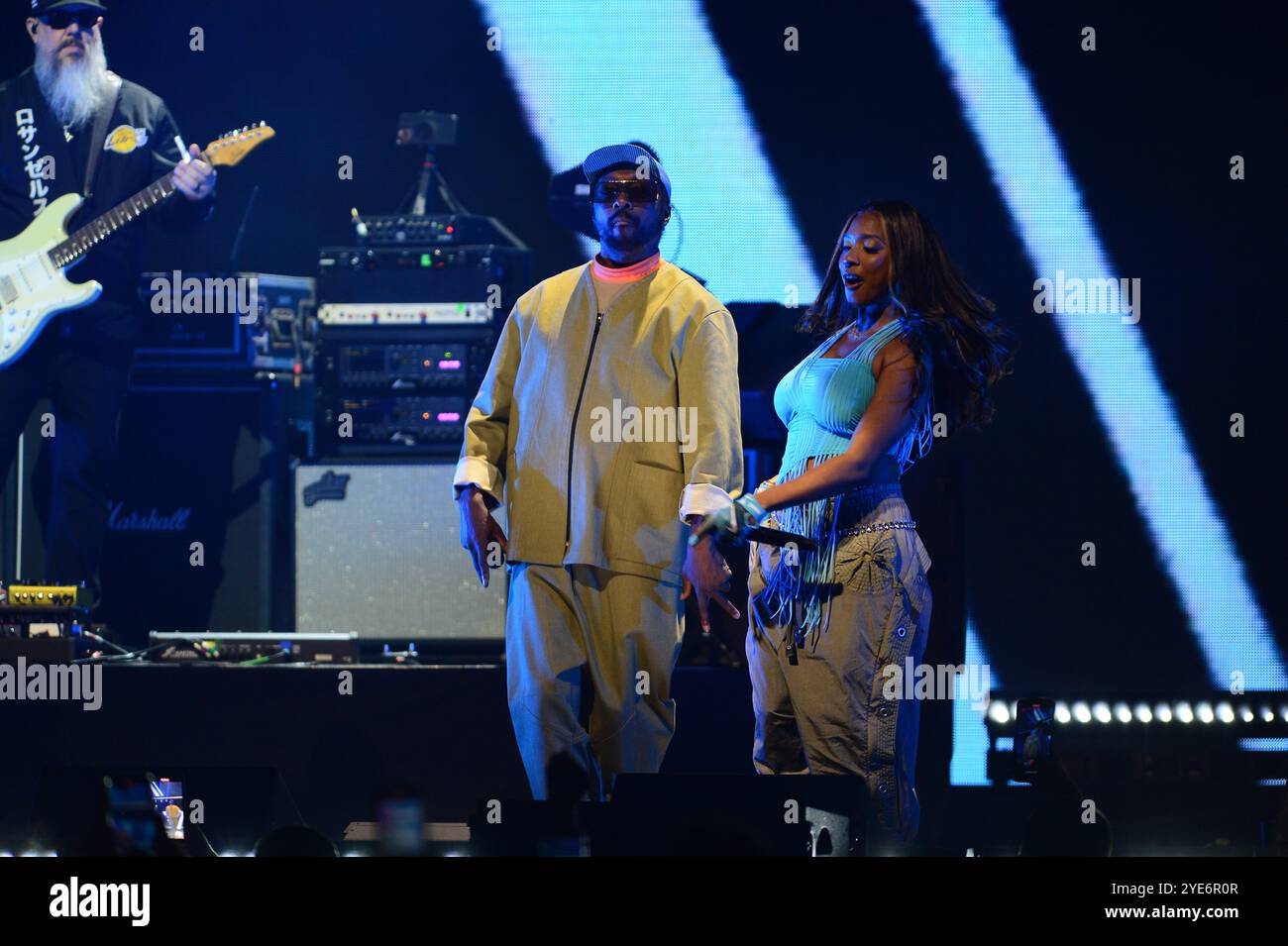 MIAMI, FLORIDA - OCTOBER 26: will.i.am and J.Rey Soul of Black Eyed ...