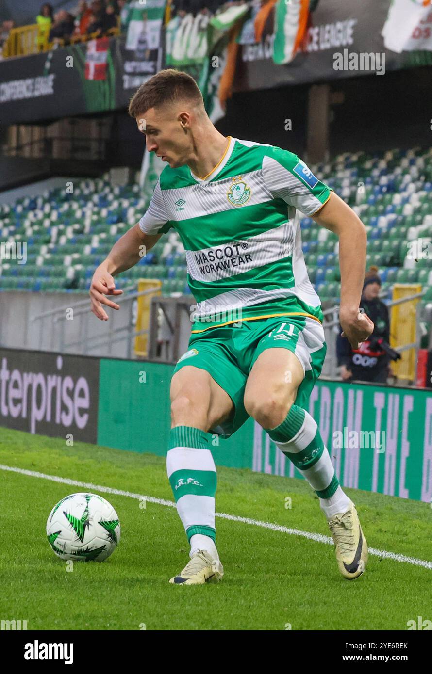 Windsor Park, Belfast, Northern Ireland, UK.24 Oct 2024. UEFA Europa ...