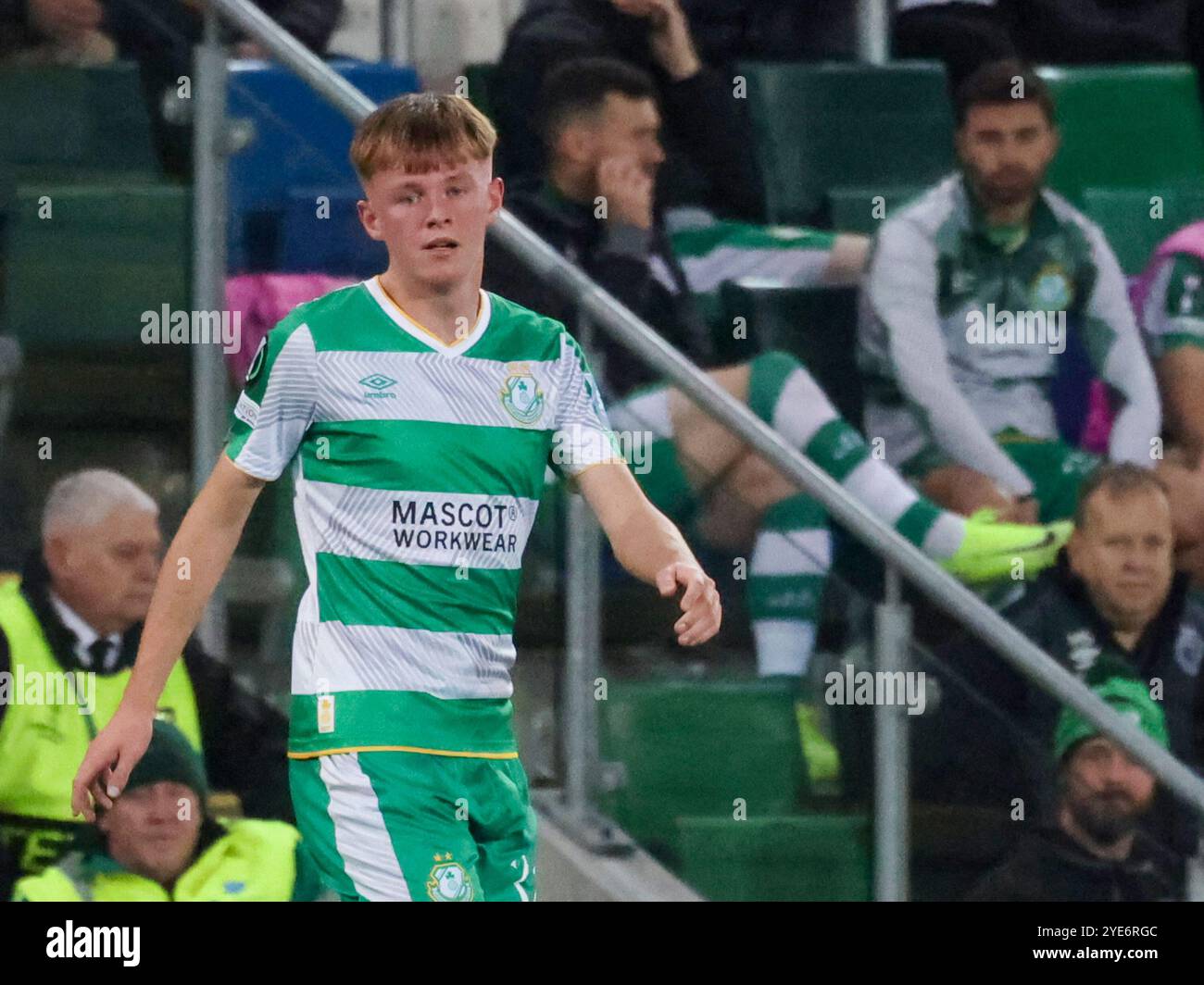 Windsor Park, Belfast, Northern Ireland, UK. 24 Oct 2024. UEFA Europa ...