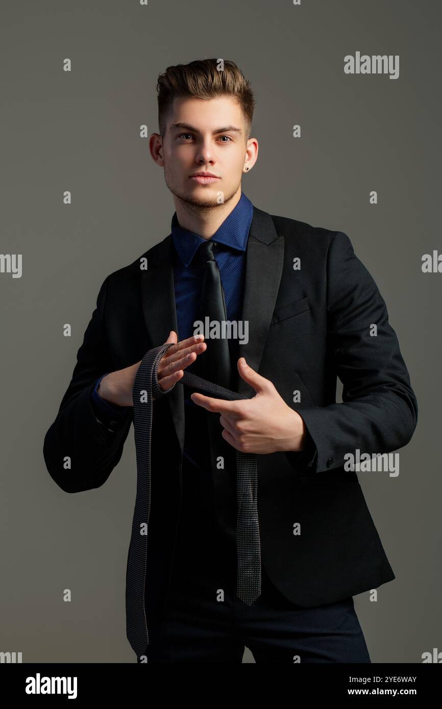 Formal wear of men. The Necktie for tuxedo or official suit. Ties and ...