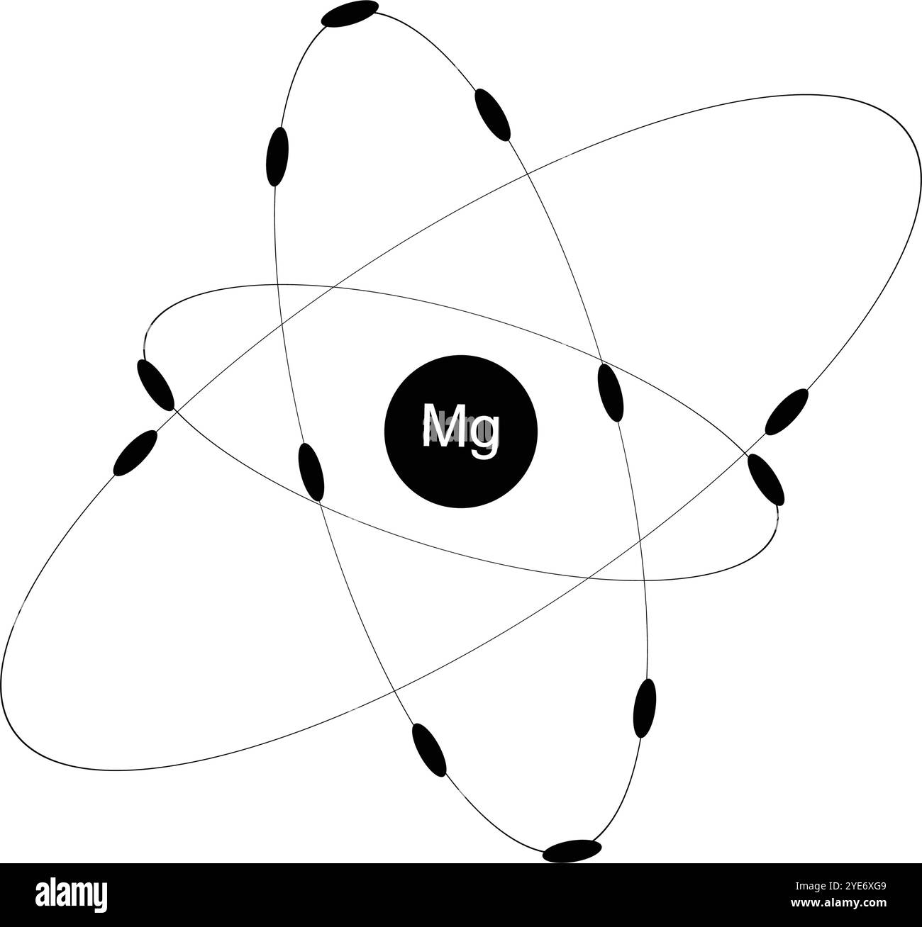 magnesium periodic atomic symbol icon illustration design Stock Vector ...