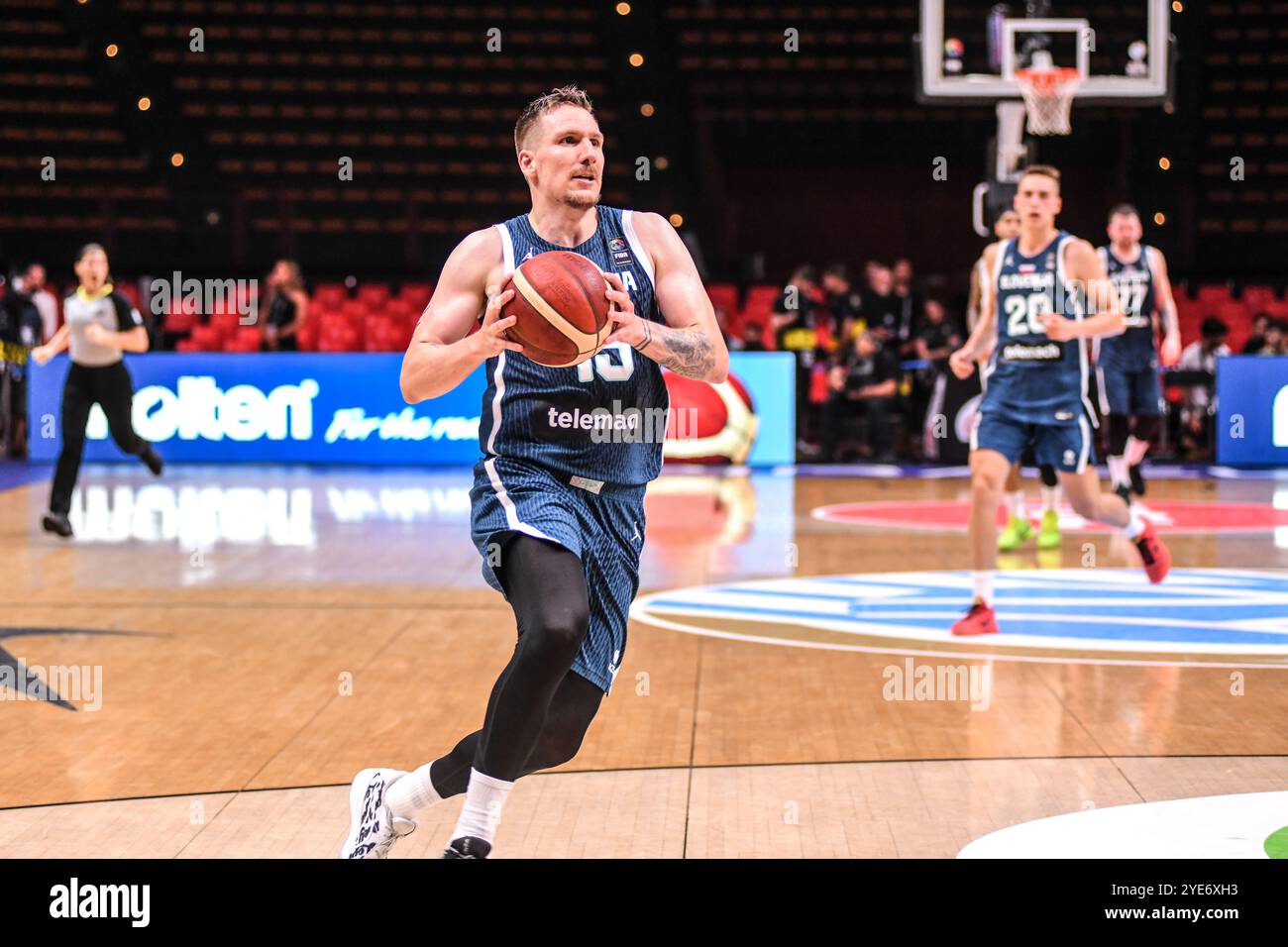 Gregor Hrovat (Slovenia). FIBA Olympic Qualifying Tournament. Piraeus ...