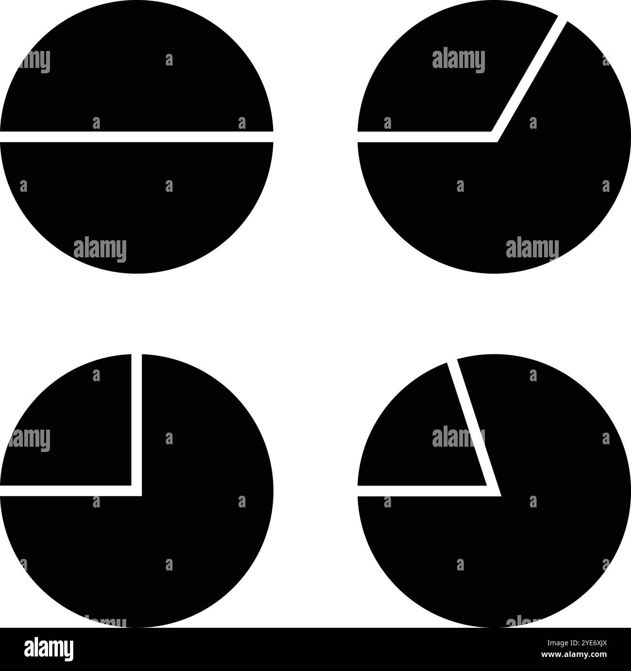 Fractions circle hi-res stock photography and images - Alamy