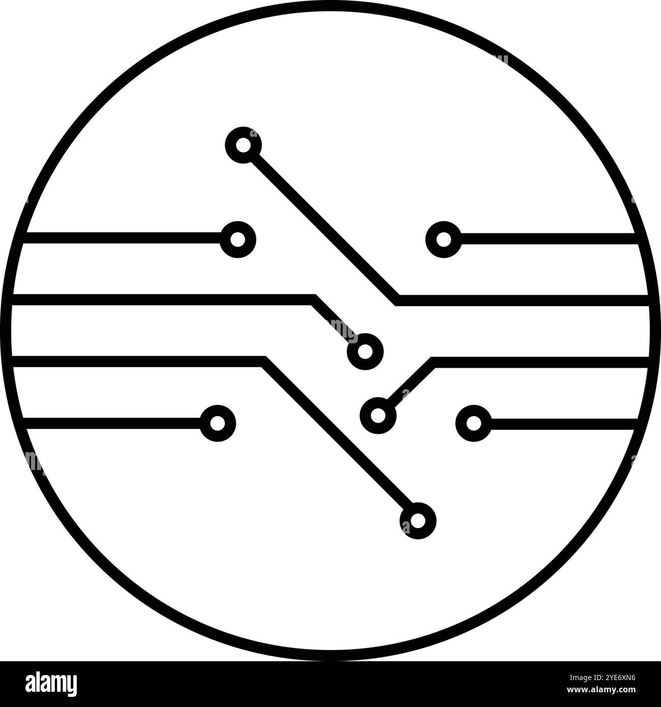 electronic circuit icon illustration design Stock Vector Image & Art ...