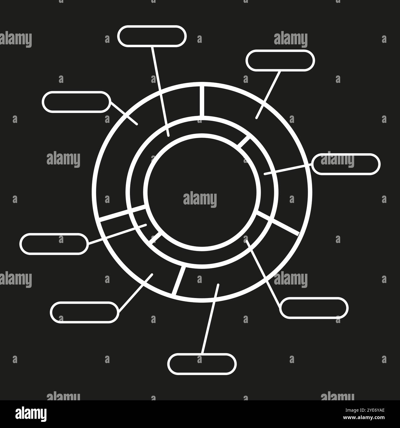 Diagram chart icon. Infographic structure. Circular vector graph. Data ... Diagram chart icon. Infographic structure. Circular vector graph. Data ...
