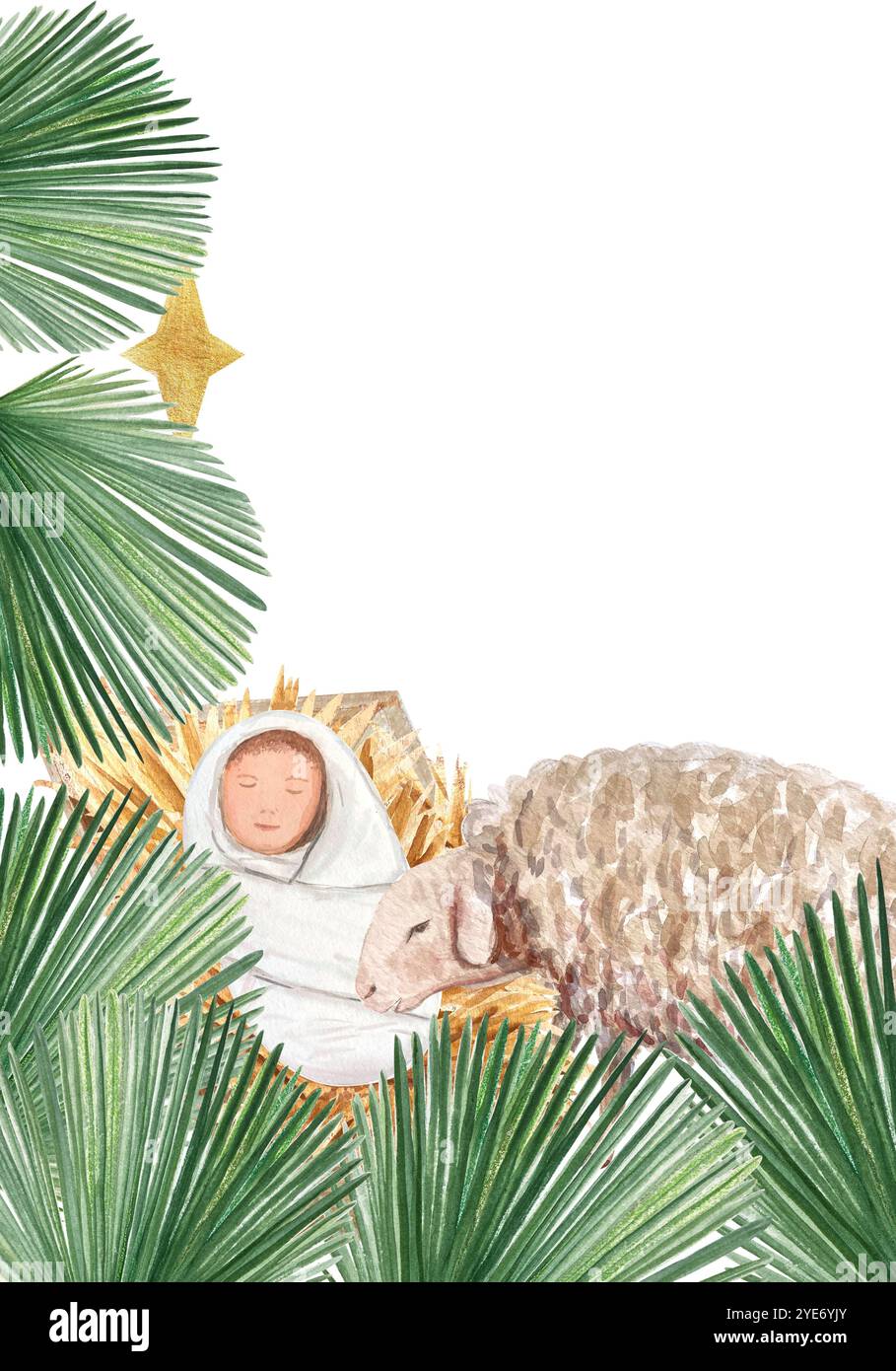 Baby jesus on manger hi-res stock photography and images - Alamy