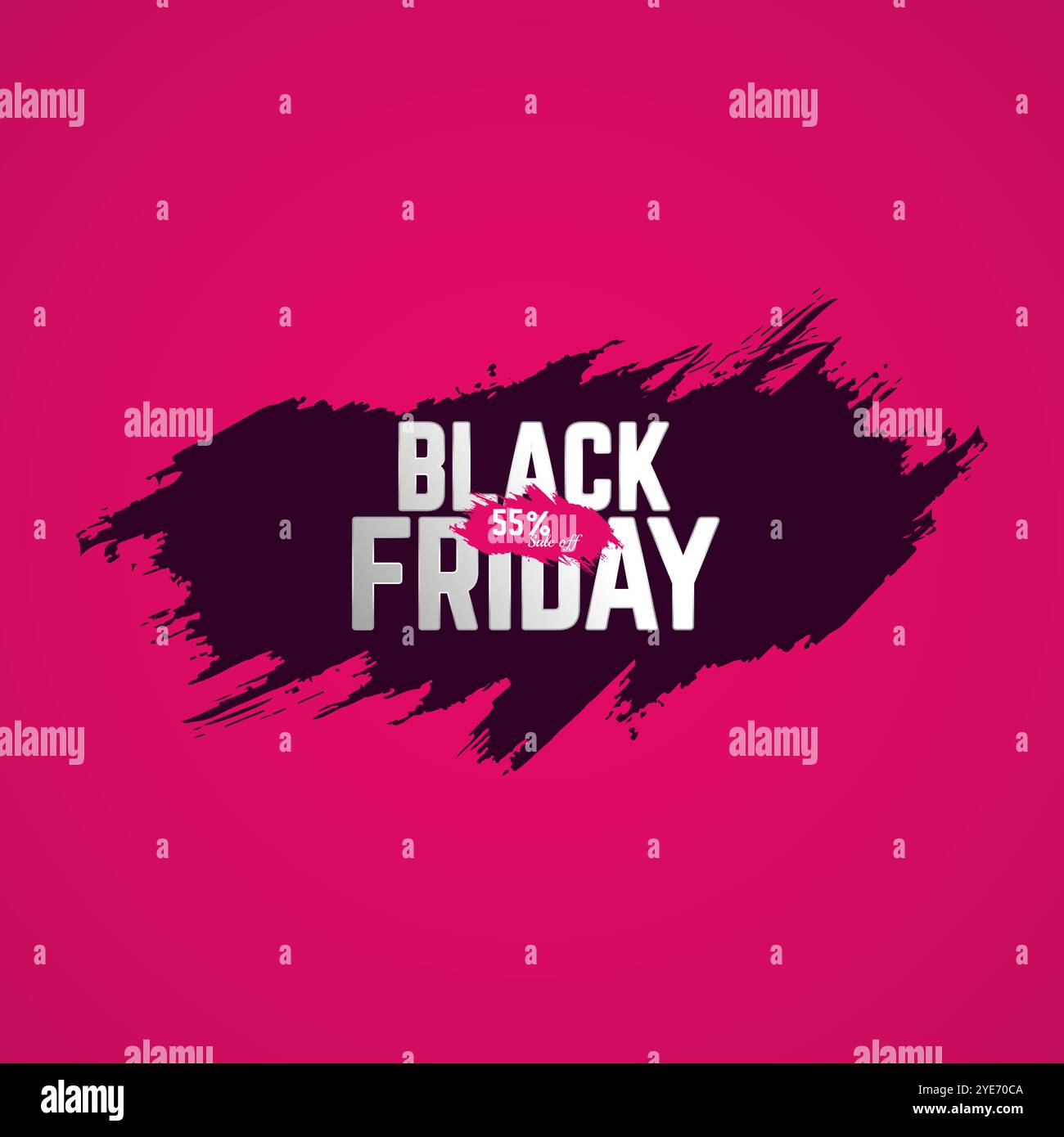 Black Friday 55 percent sale off concept for promotion discount vector ...