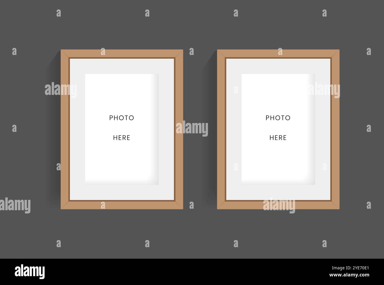 Two picture frames Stock Vector Images - Alamy