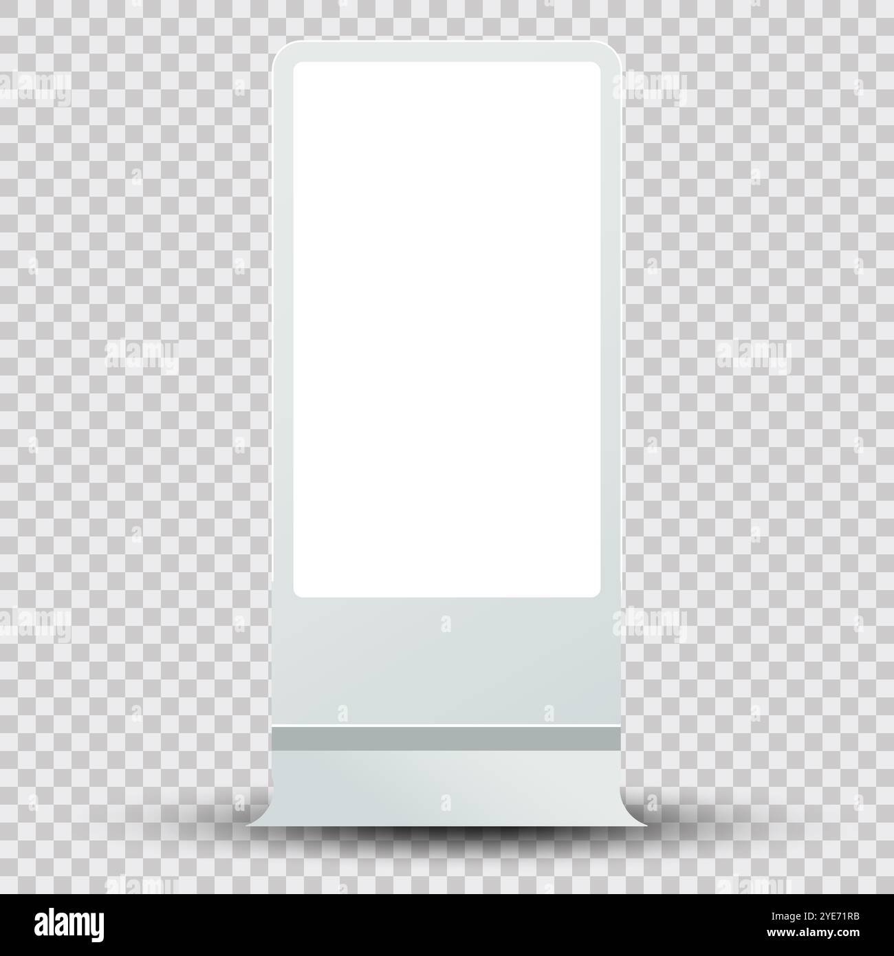 white LED mock-up in 3Ds of Realistic light box for indoor and outdoor ...