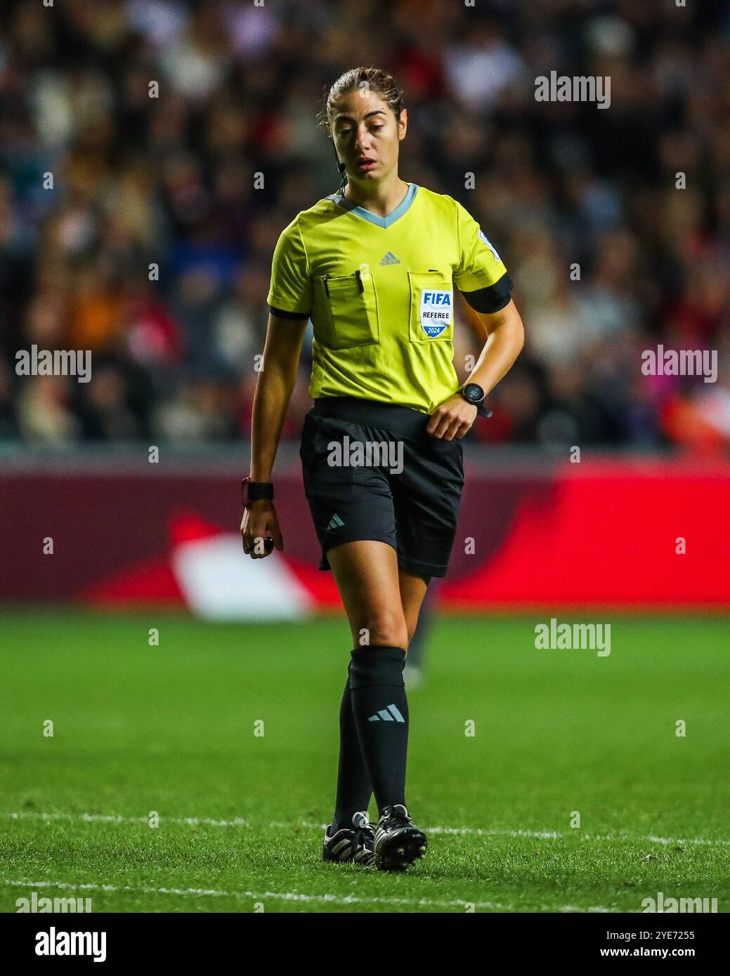 Referee Maria Sole Ferrieri Caputi in action during the Women's ...