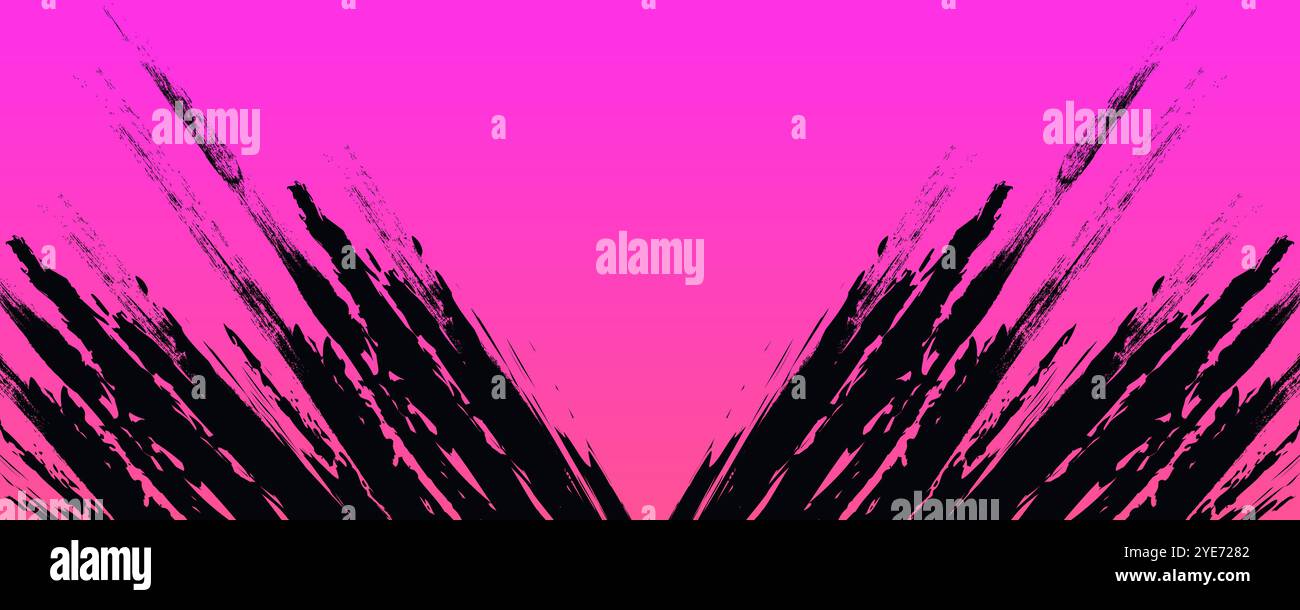 Black and Pink Gradient Brush Texture Background. Vibrant Sport ...