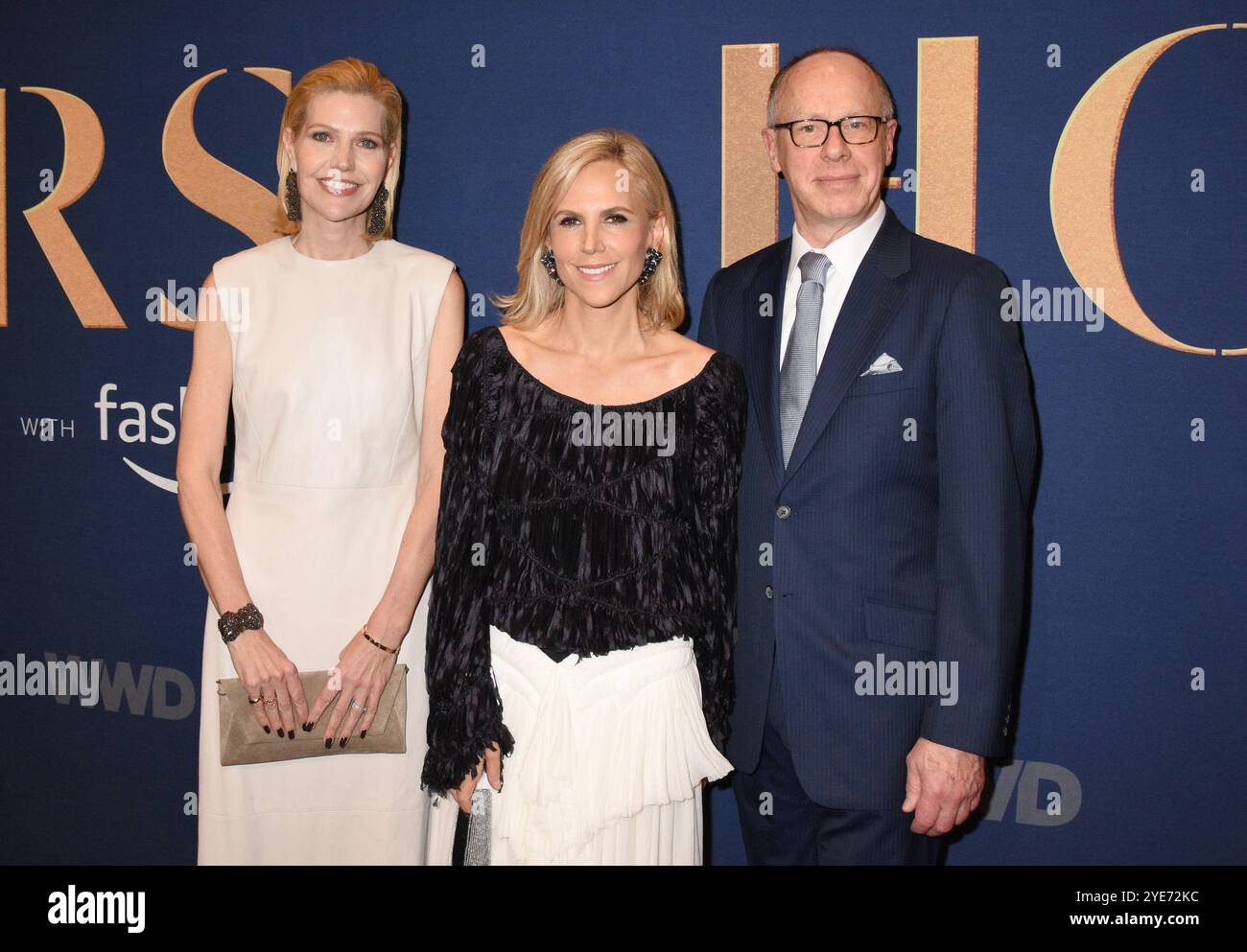 New York, NY, USA. 29th Oct, 2024. Amanda Smith, Tory Burch and James ...