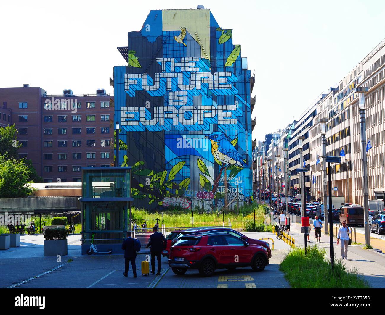 European Union, European Quarter, Brussels, Belgium Stock Photo - Alamy