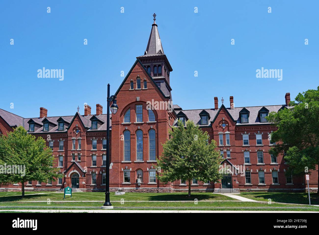 Old Mill, oldest building at the University of Vermont, built 1825, and ...