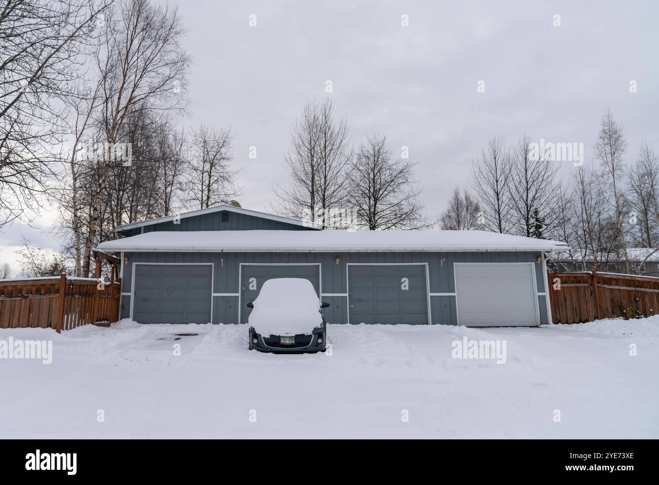 Heavy Snowfall Stops Life in Alaska, Anchorage Blanketed in White ...