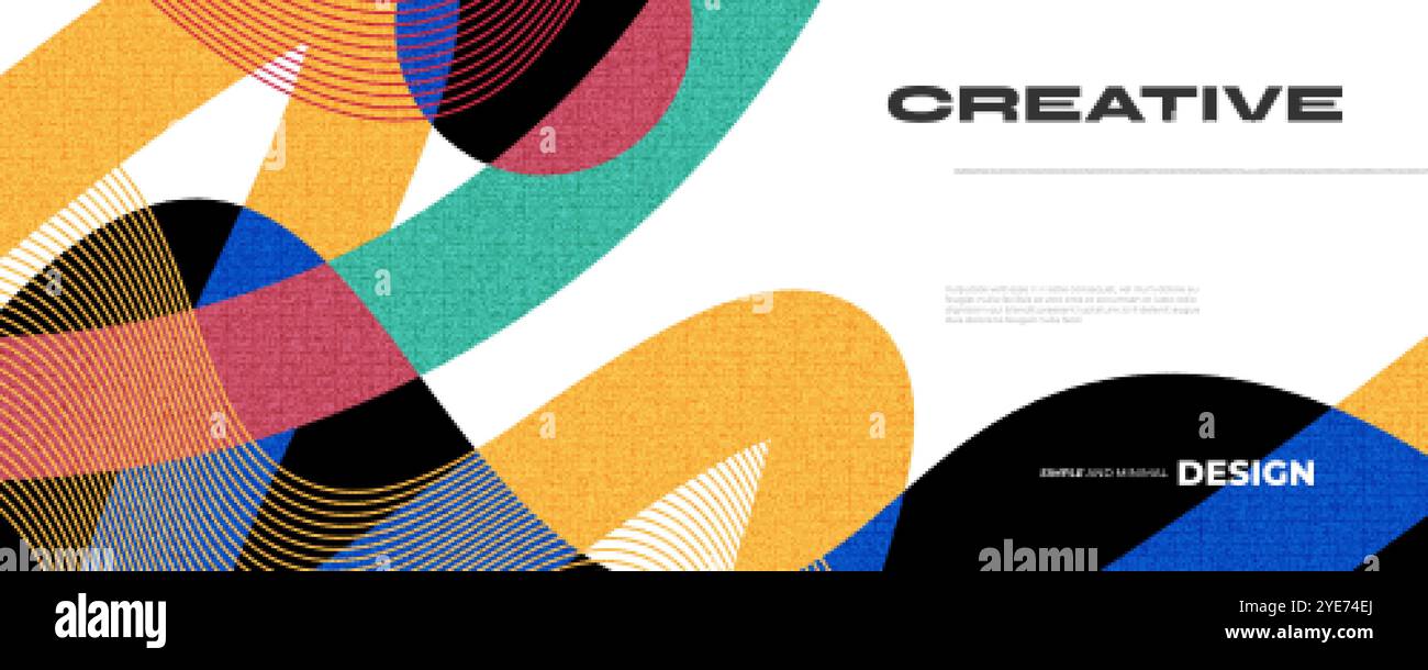 Creative Cover or Banner Design Template with Modern and Minimal Style ...