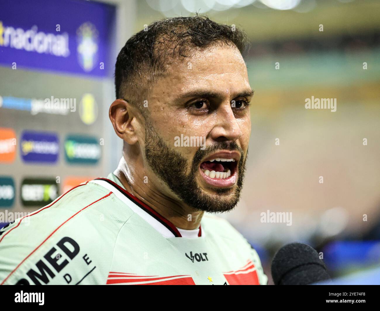 AM - MANAUS - 10/29/2024 - BRAZILIAN B 2024, AMAZONAS x BOTAFOGO-SP - Victor Souza goalkeeper of ...