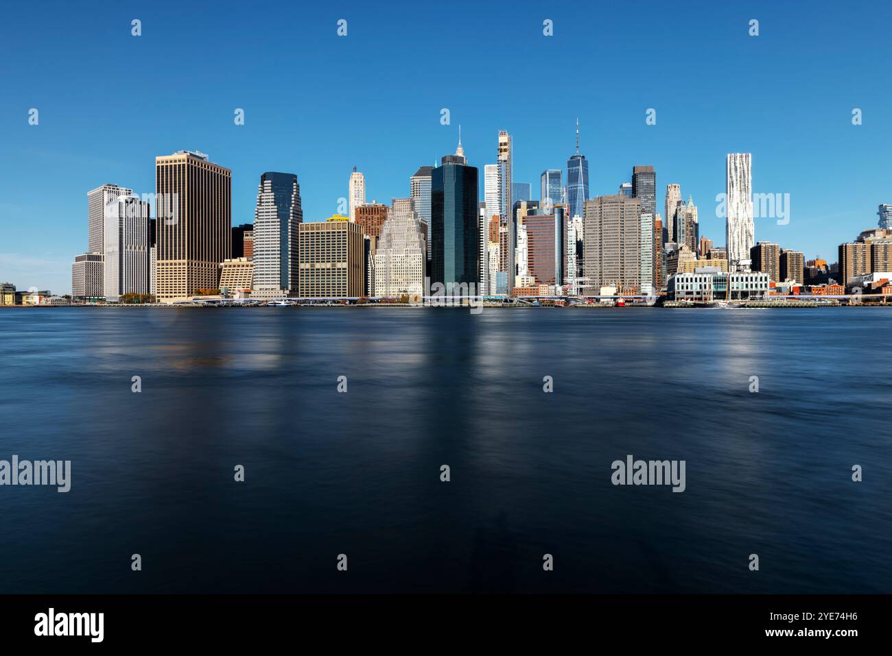 Downtown Manhattan Skyline : A stunning view showcasing iconic ...