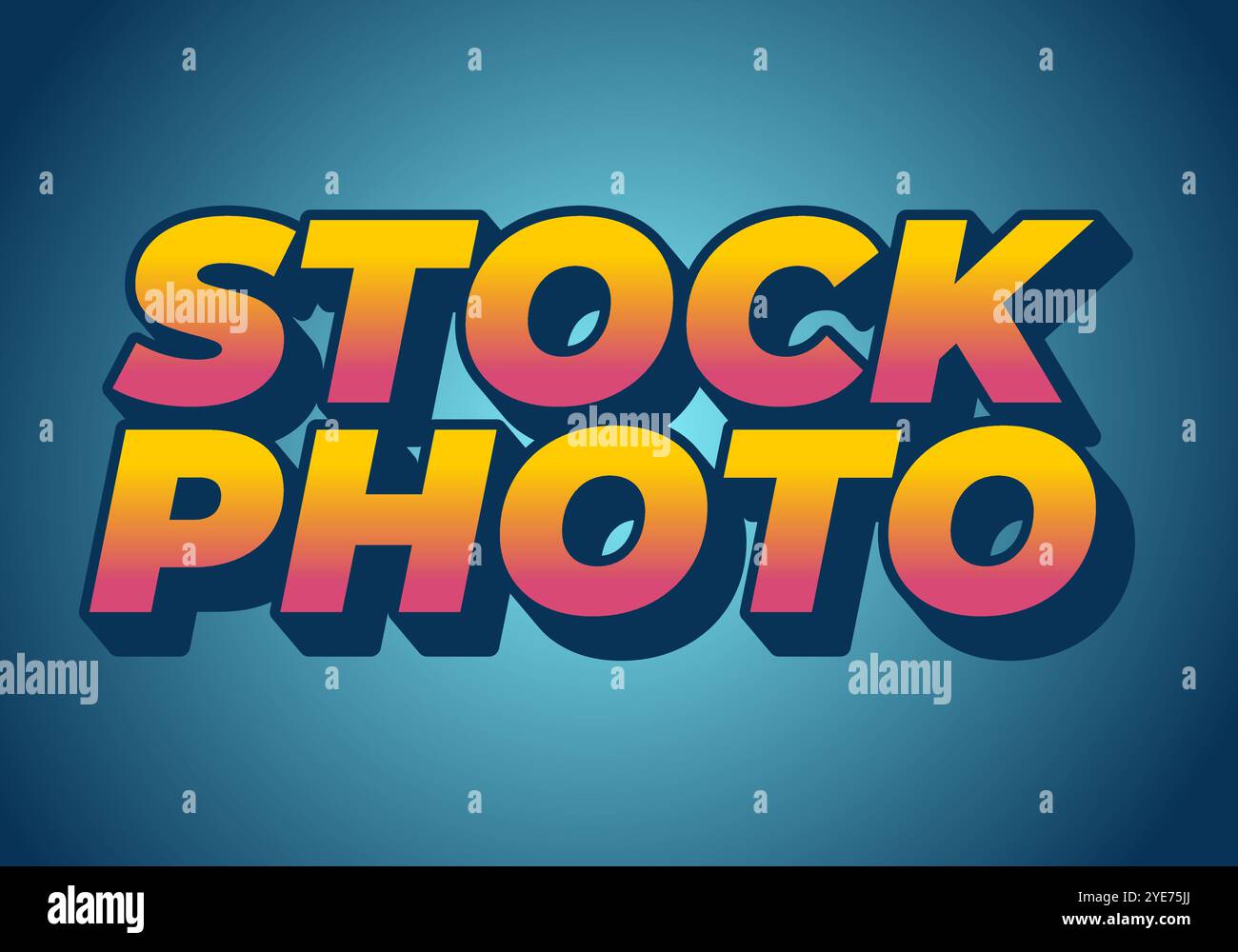 Stock photo. Text effect design with good colors and 3D effect Stock ...