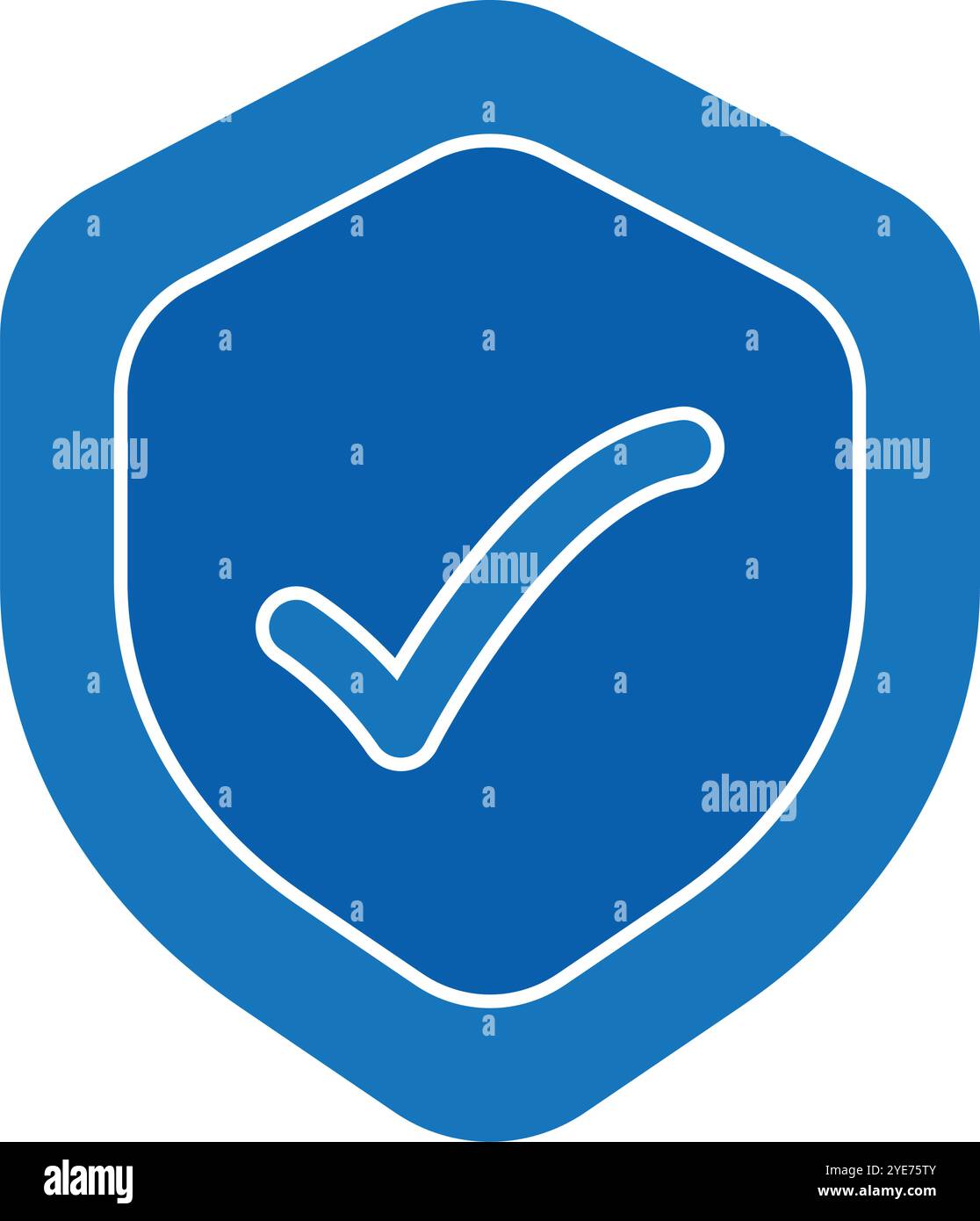 security check mark shield Stock Vector Image & Art - Alamy