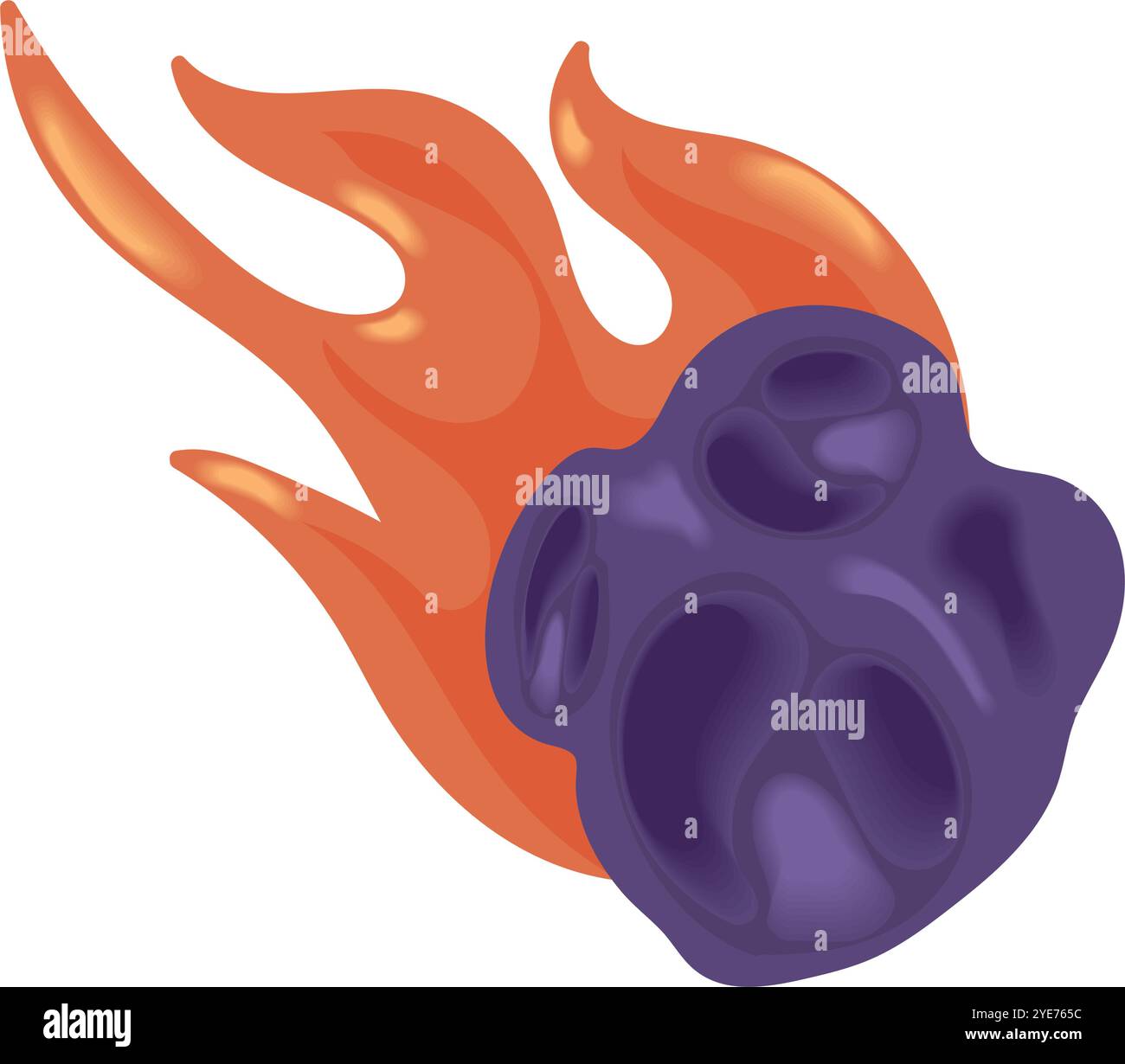 space asteroid cartoon Stock Vector Image & Art - Alamy