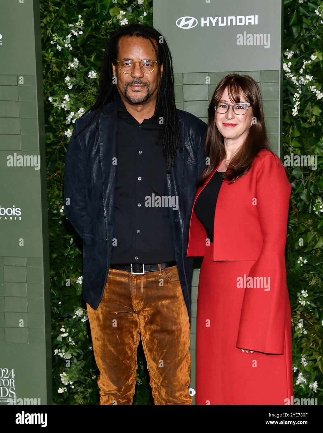 Colson Whitehead, left, and wife Julie Barer attend the WSJ. Magazine ...