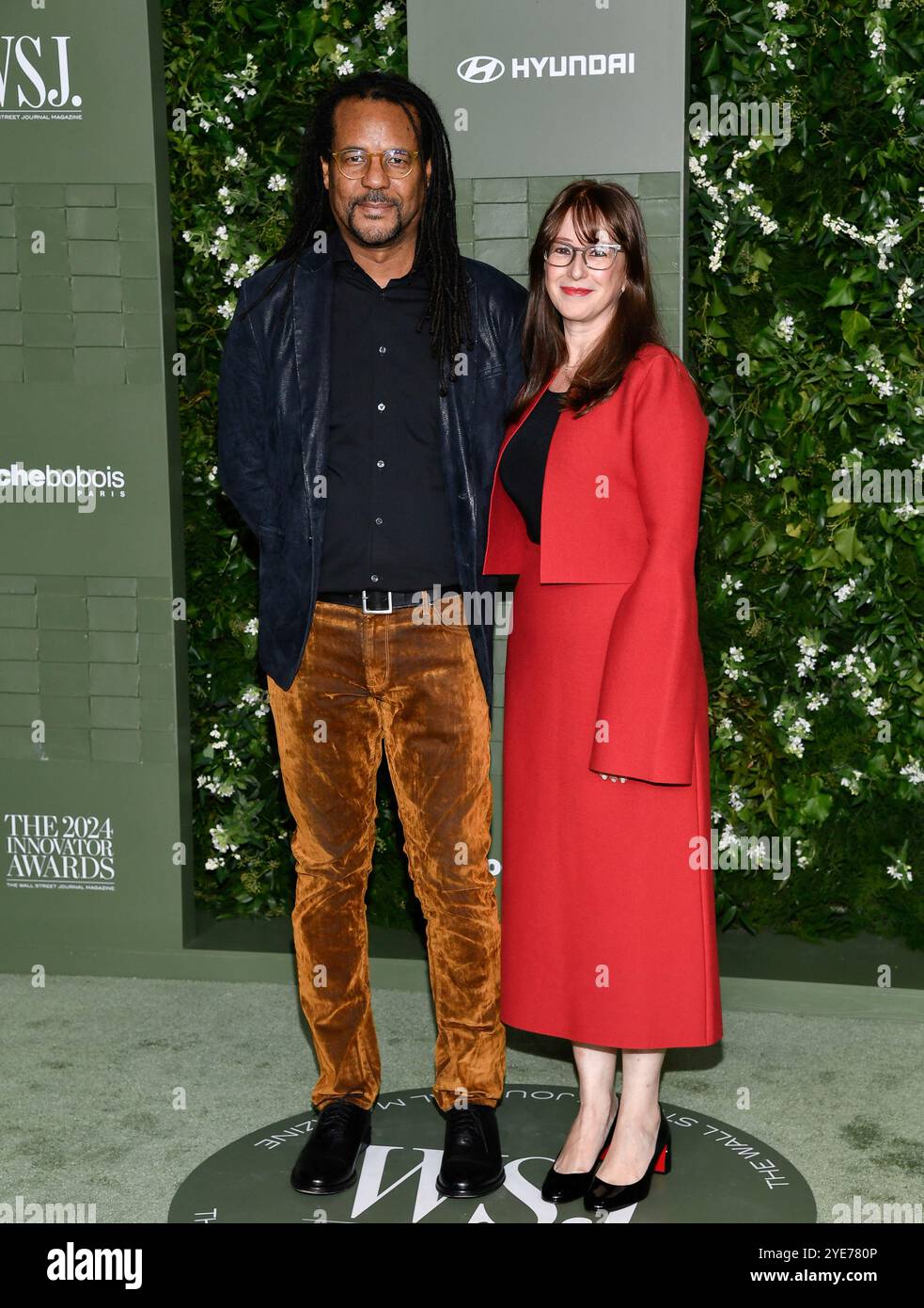 Colson Whitehead, left, and wife Julie Barer attend the WSJ. Magazine ...