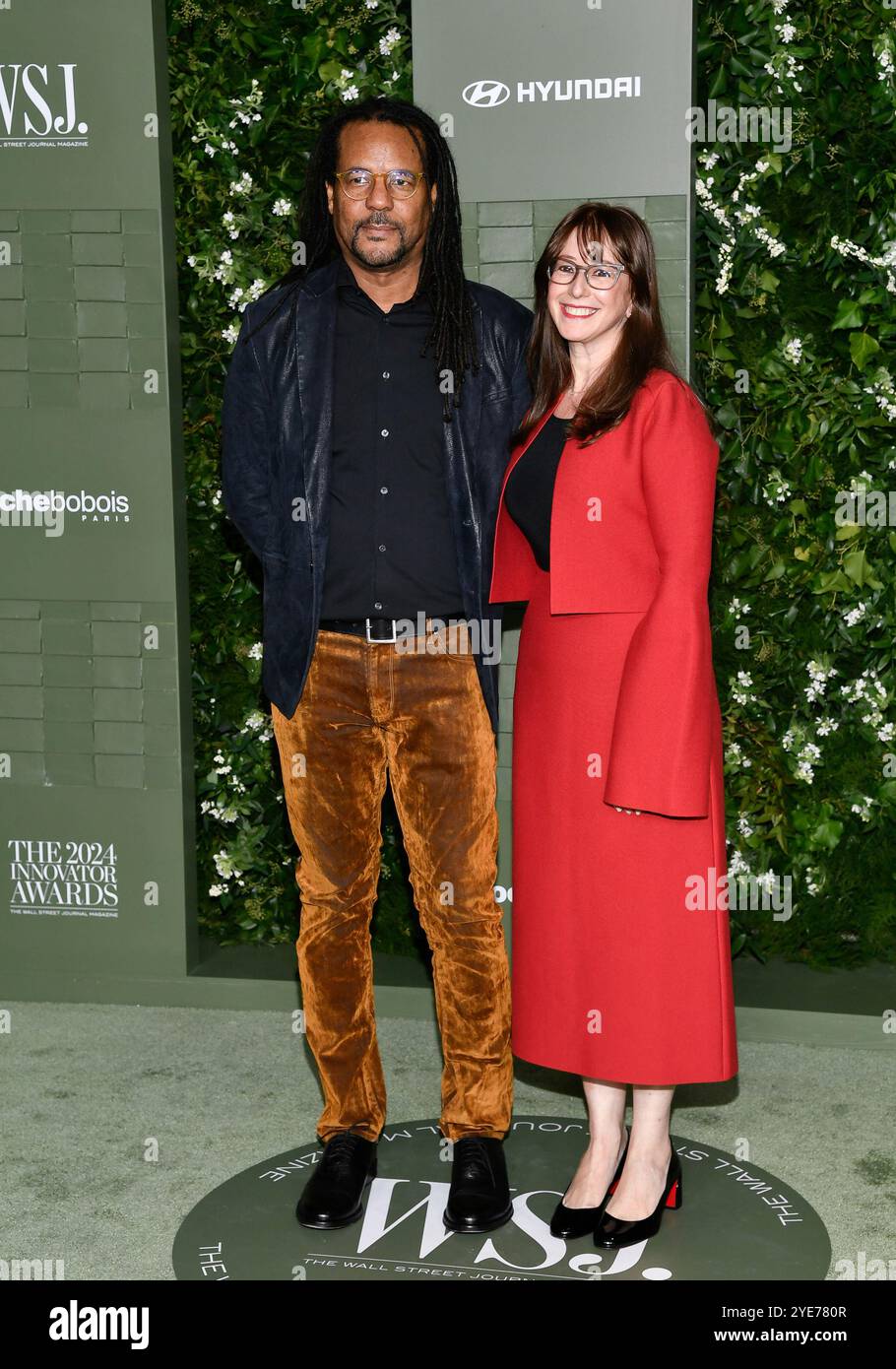 Colson Whitehead, left, and wife Julie Barer attend the WSJ. Magazine ...