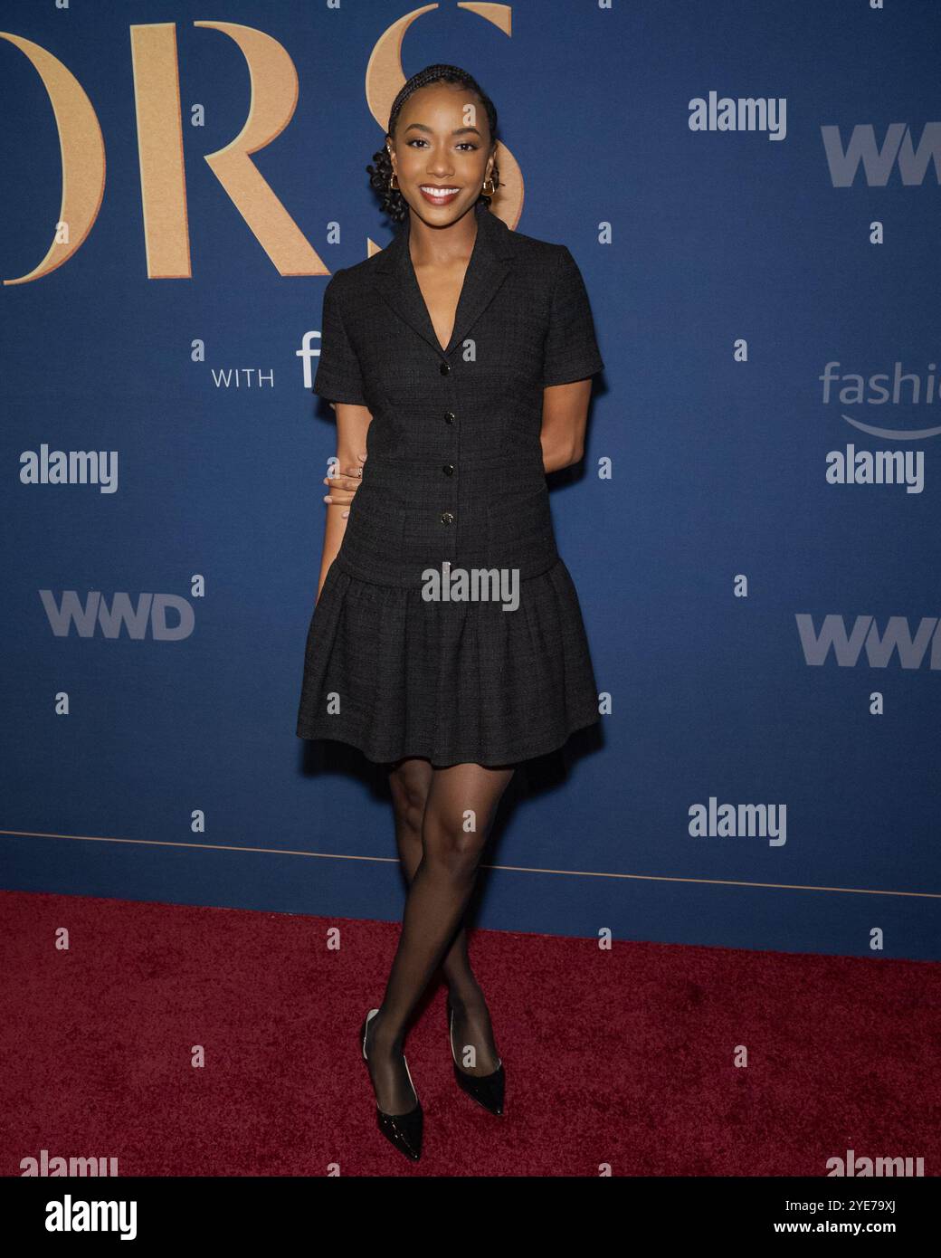 New York, USA. 29th Oct, 2024. Alyah Chanelle Scott arrives on the red ...