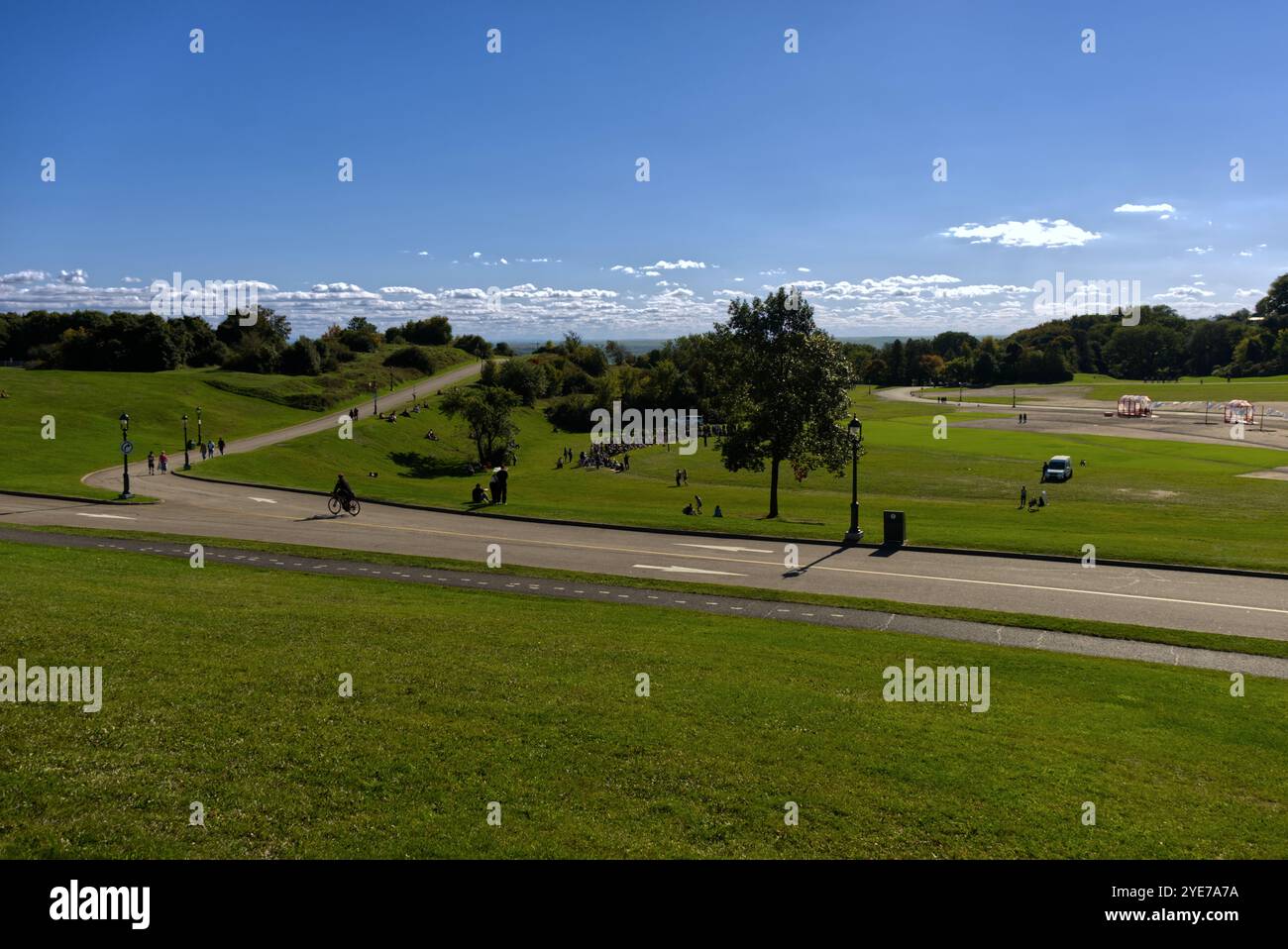 Québec City - Plains of Abraham Stock Photo - Alamy
