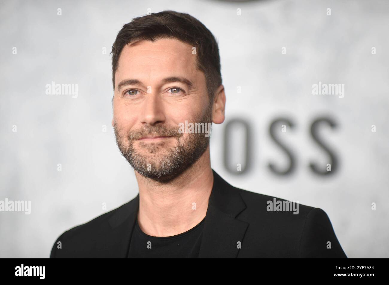 Ryan Eggold arrives to the premiere of "Cross" on Tuesday, Oct. 29 ...