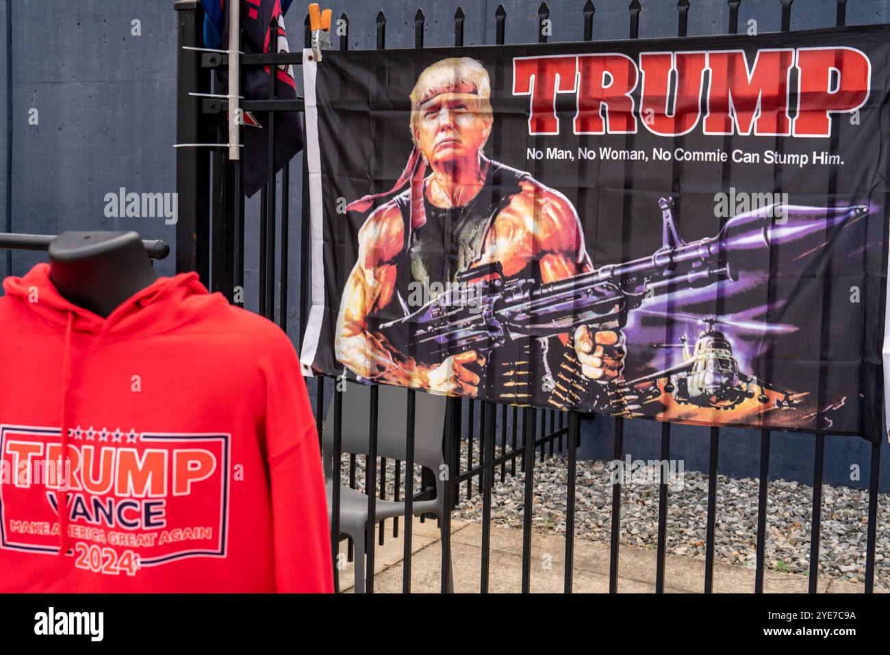 Vendors sell Trump election merchandise outside Georgia Tech before ...