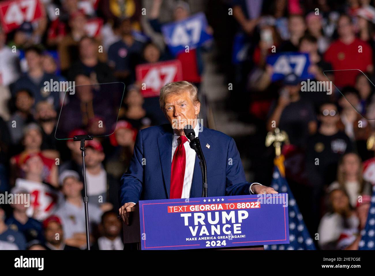 Former President and 2024 Republican presidential nominee speaks at a ...