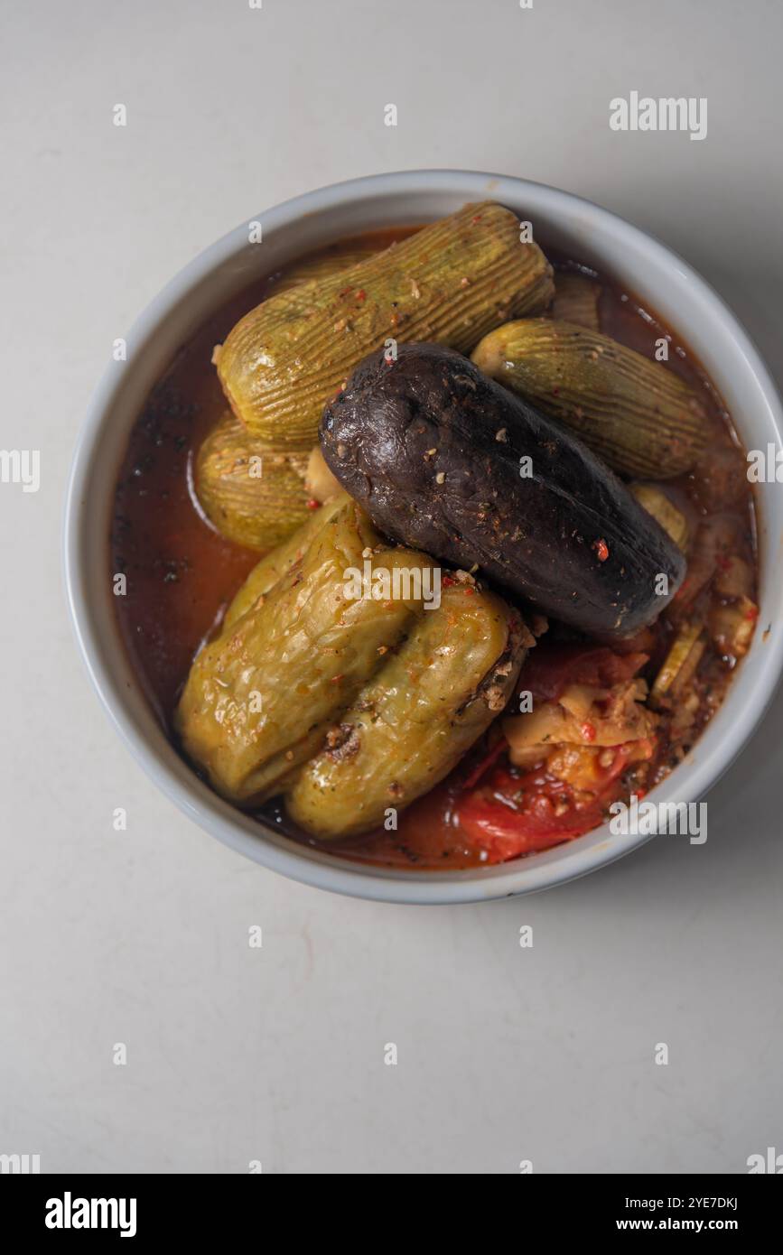 Stuffed zucchini, Middle Eastern style. Kousa Mahshi Lebanese Stuffed ...