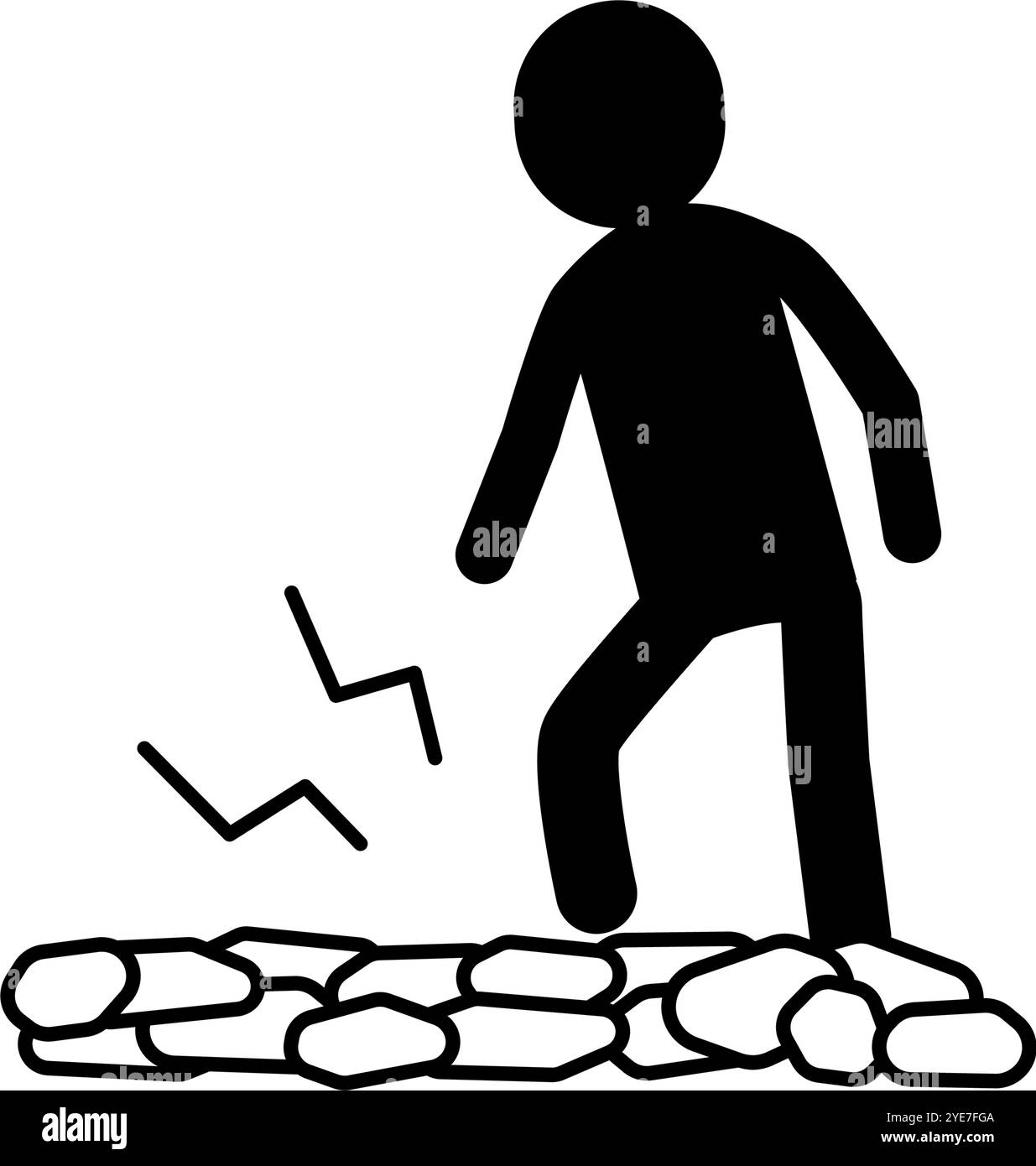 Suspicious person stepping on sound gravel, Crime Prevention and Home ...