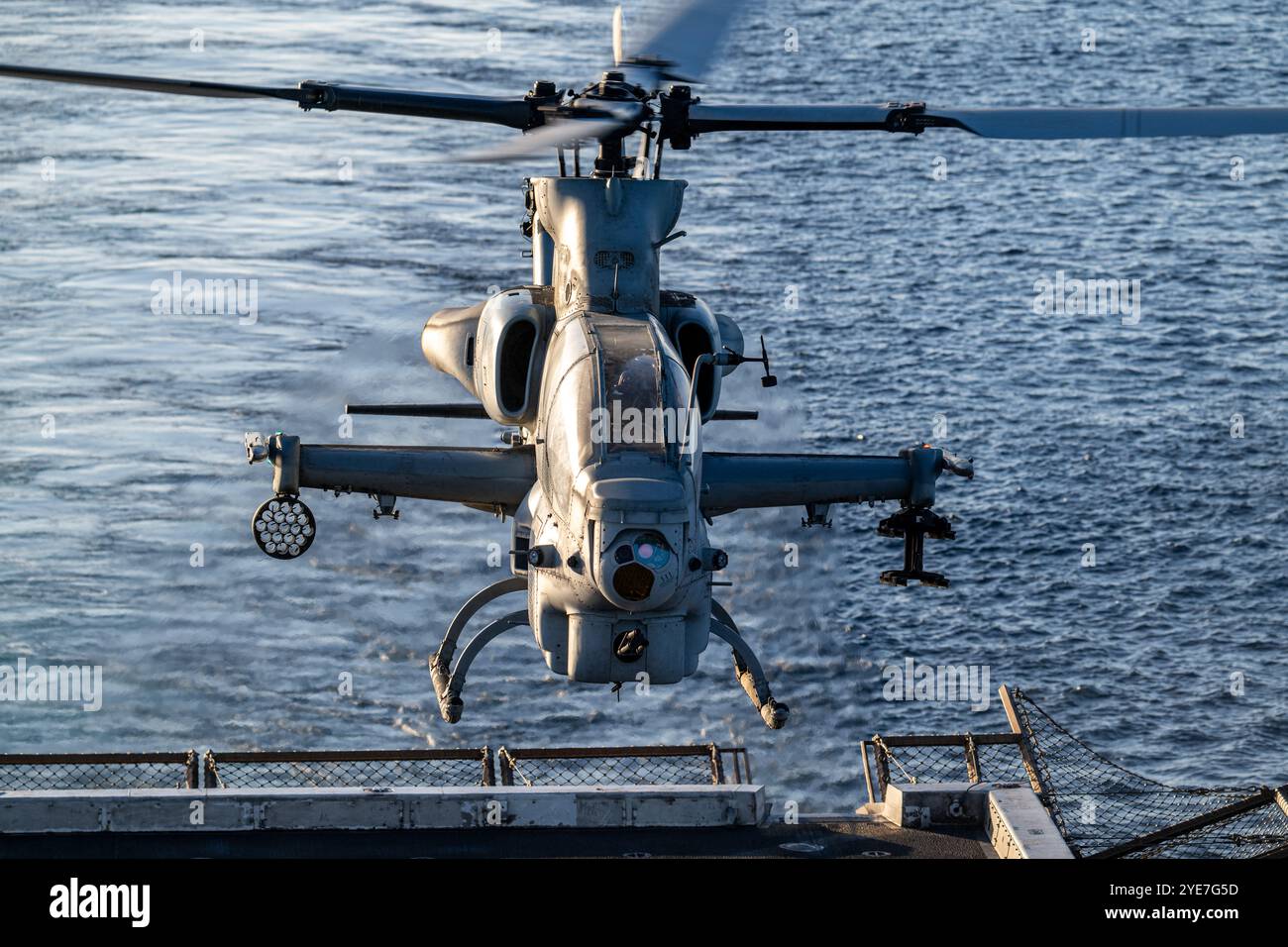 A U.S. Marine Corps AH-1Z Viper assigned to Marine Light Attack ...
