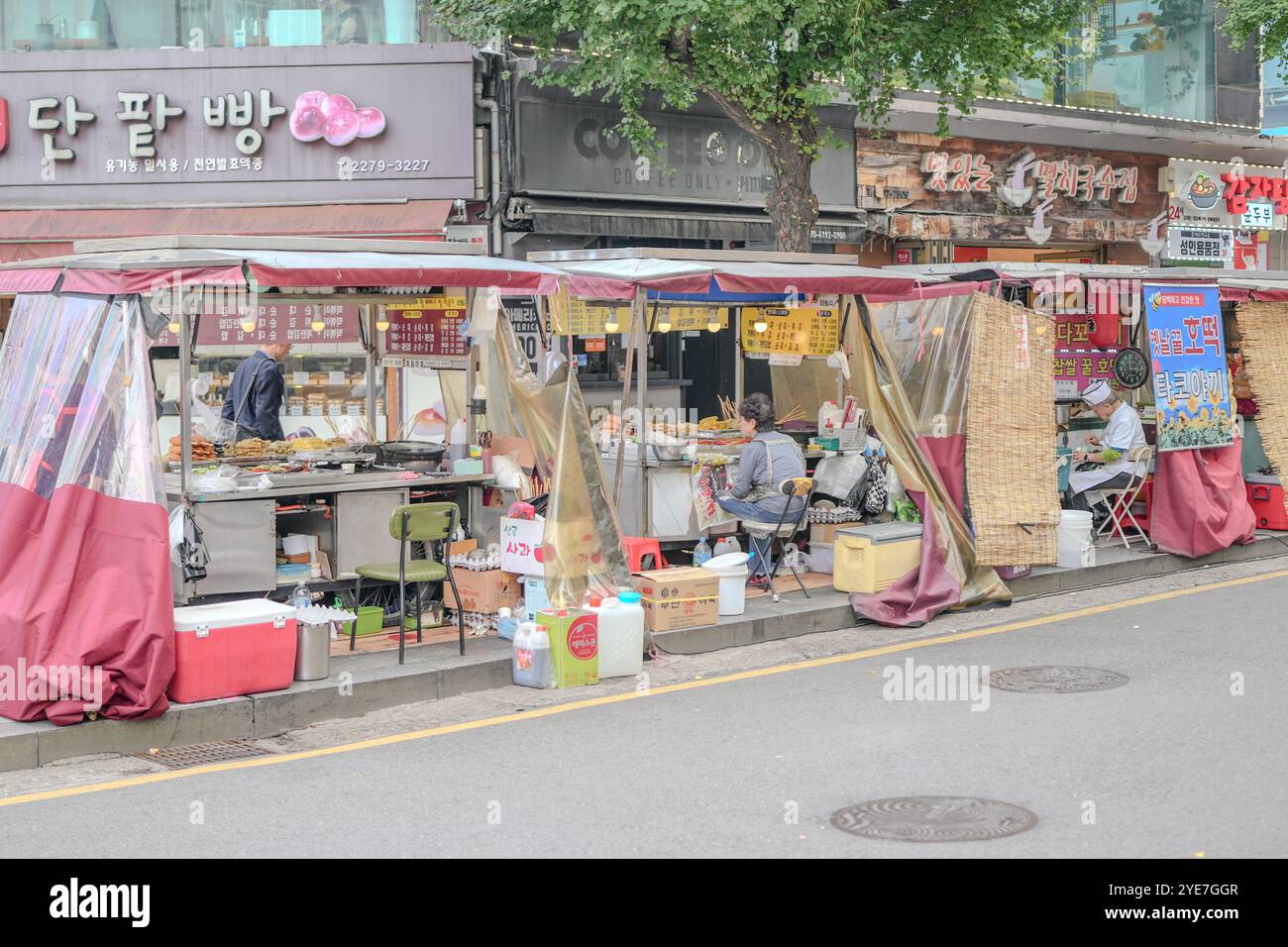 Public roads around Changgyeonggung-ro, Jongno-gu, Seoul, South Korea ...