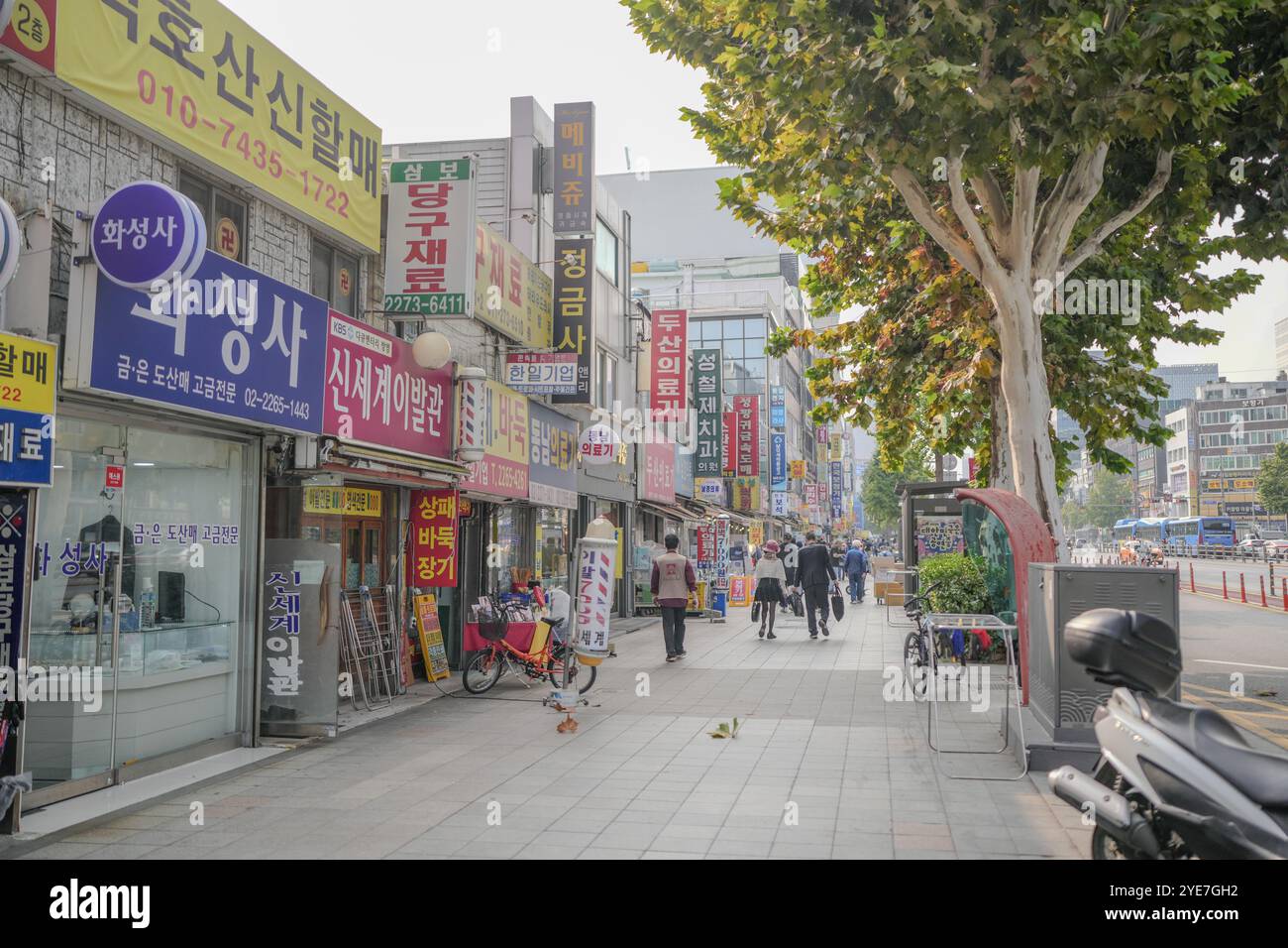 Public roads around Changgyeonggung-ro, Jongno-gu, Seoul, South Korea ...