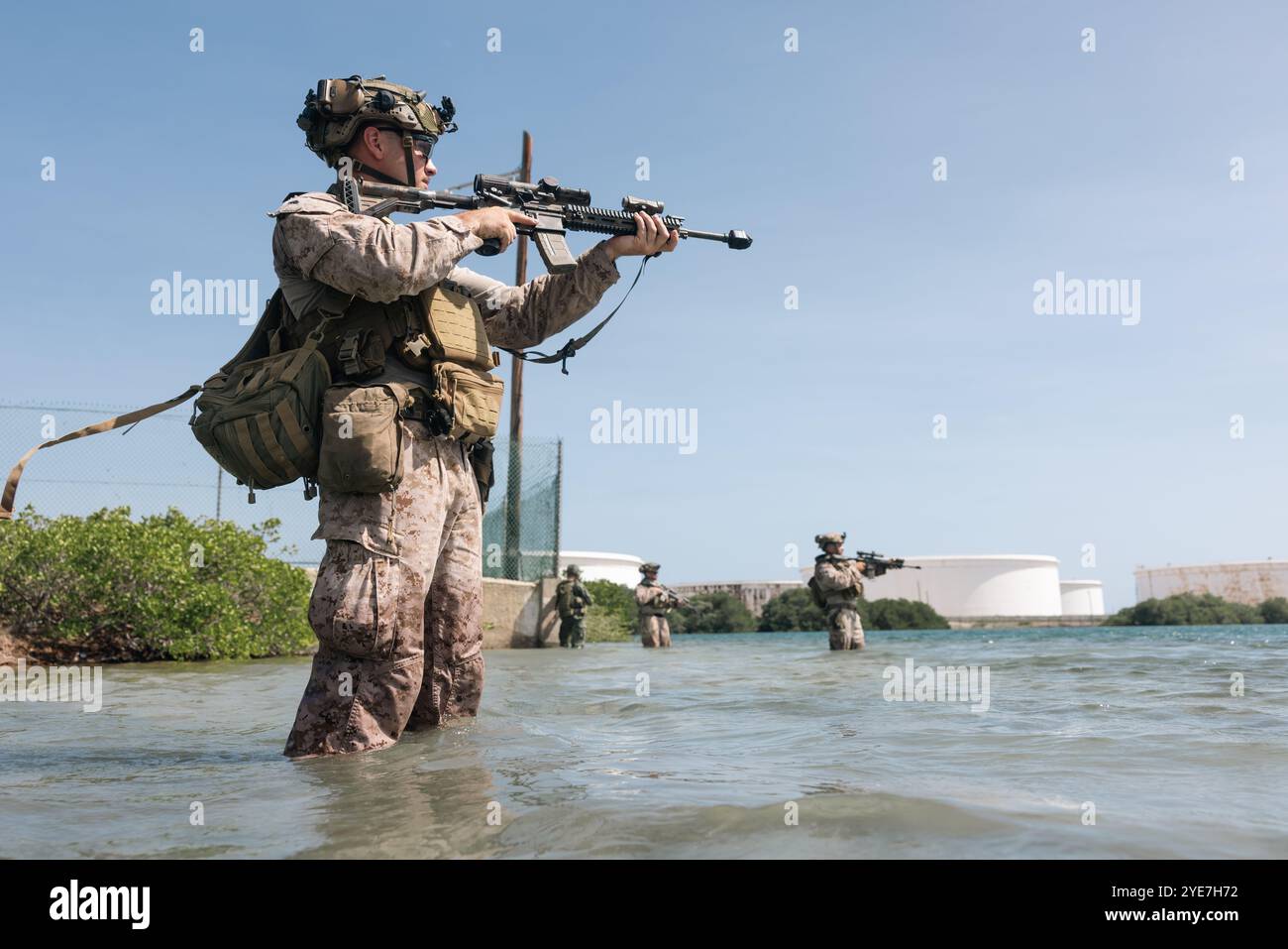 U.S. Marine Corps Cpl. Bryson Houze, an infantry rifleman with Golf ...