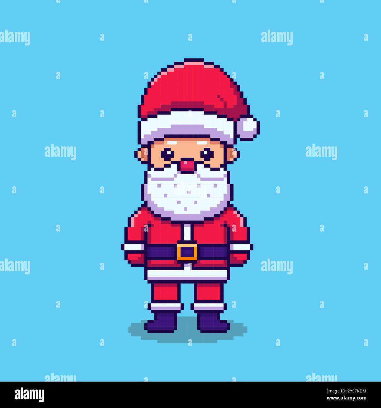 Pixel santa hi-res stock photography and images - Alamy