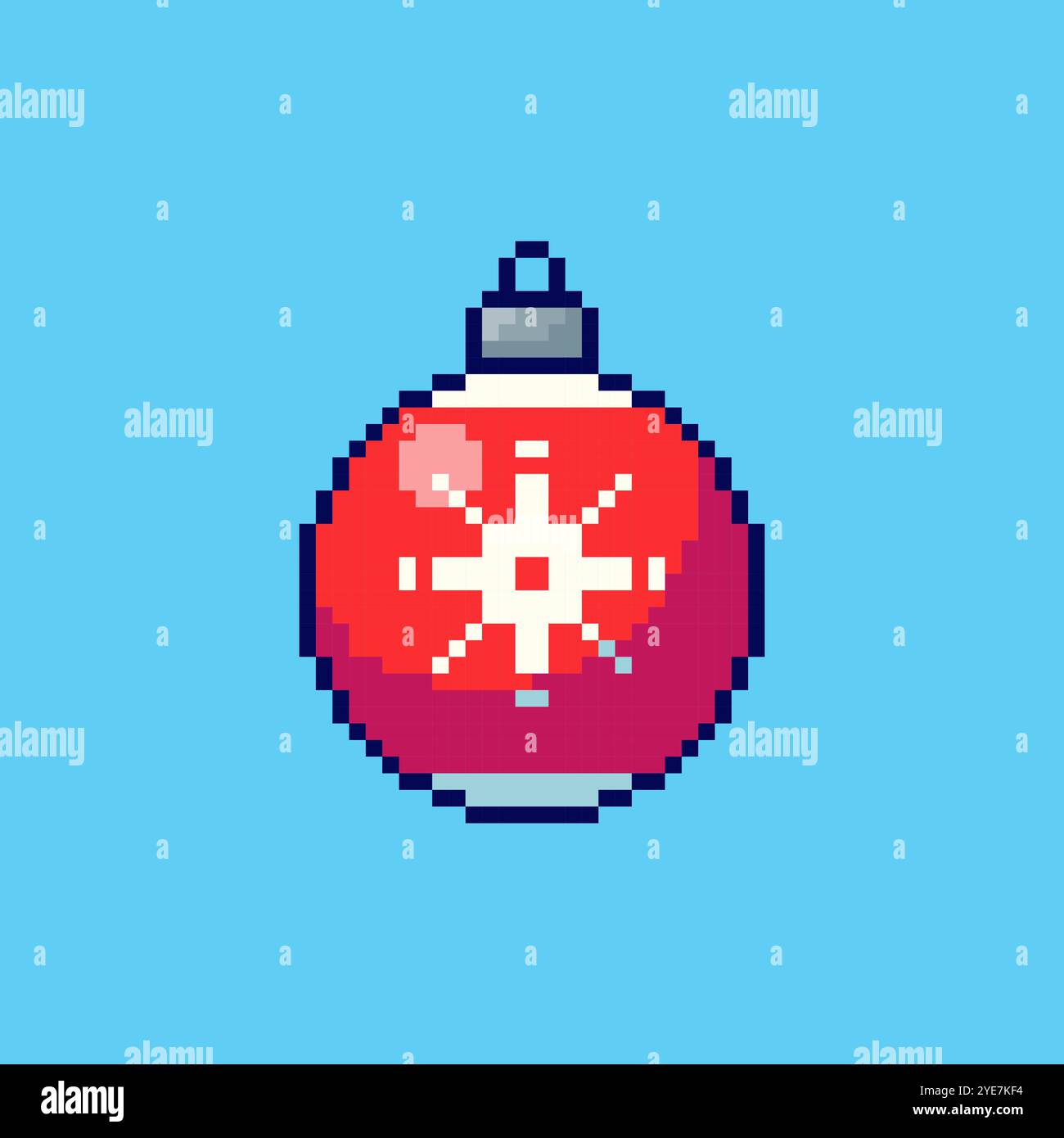 Shiny red toy christmas new Stock Vector Images - Alamy
