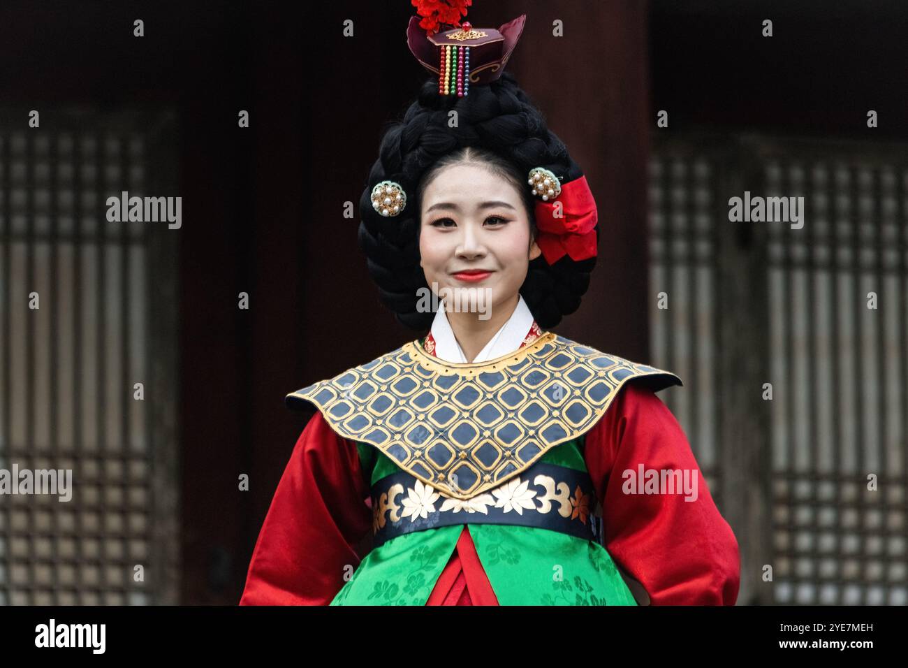 Woman in elegant traditional attire hi-res stock photography and images ...