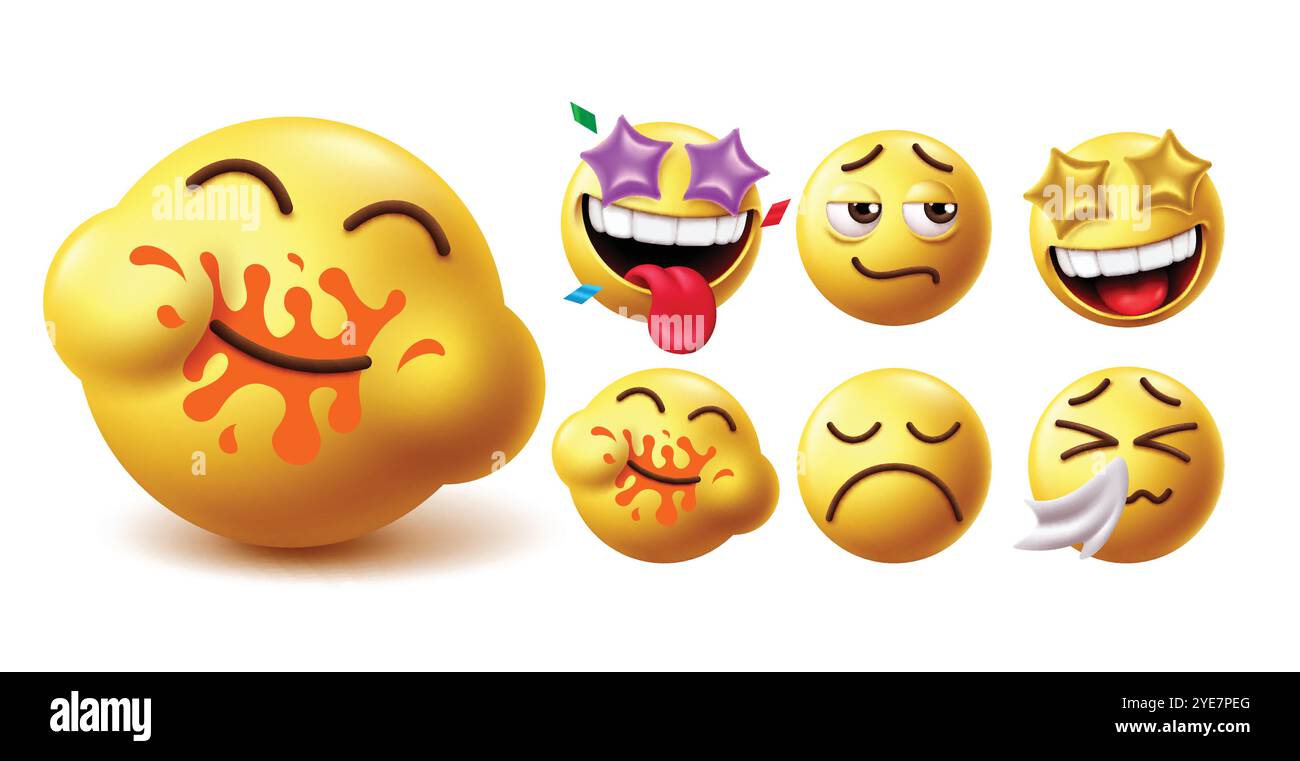 Spitting emoji hi-res stock photography and images - Alamy