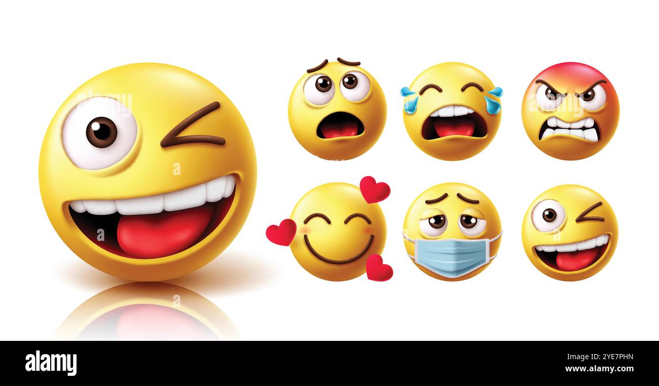 Crying face emoji character hi-res stock photography and images - Alamy