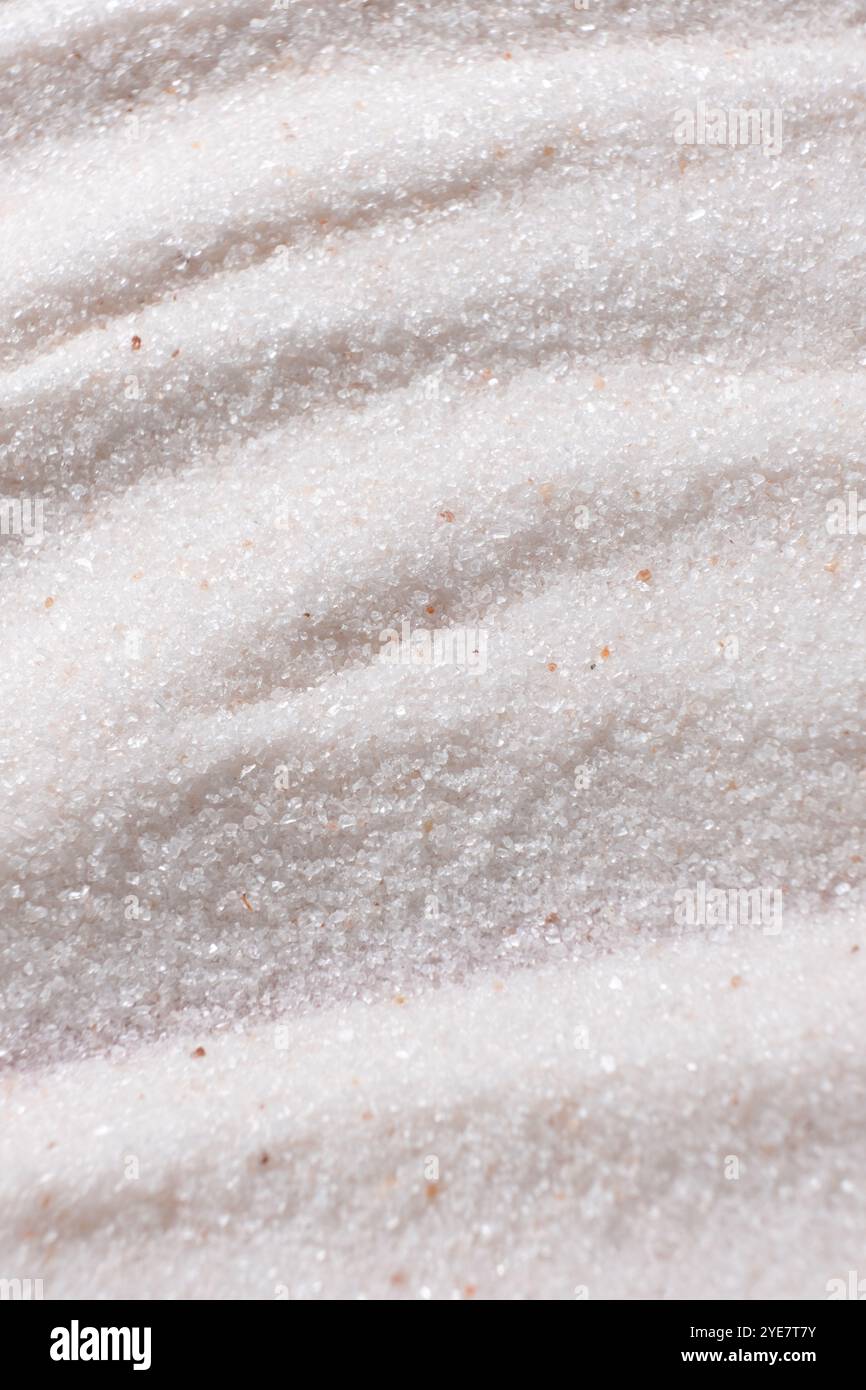 Natural Himalayan Pink Salt Fine Ground Top View Abstract Texture ...