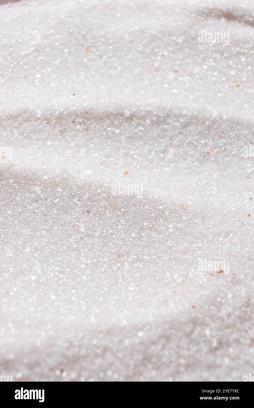 Natural Himalayan Pink Salt Fine Ground Top View Abstract Texture ...