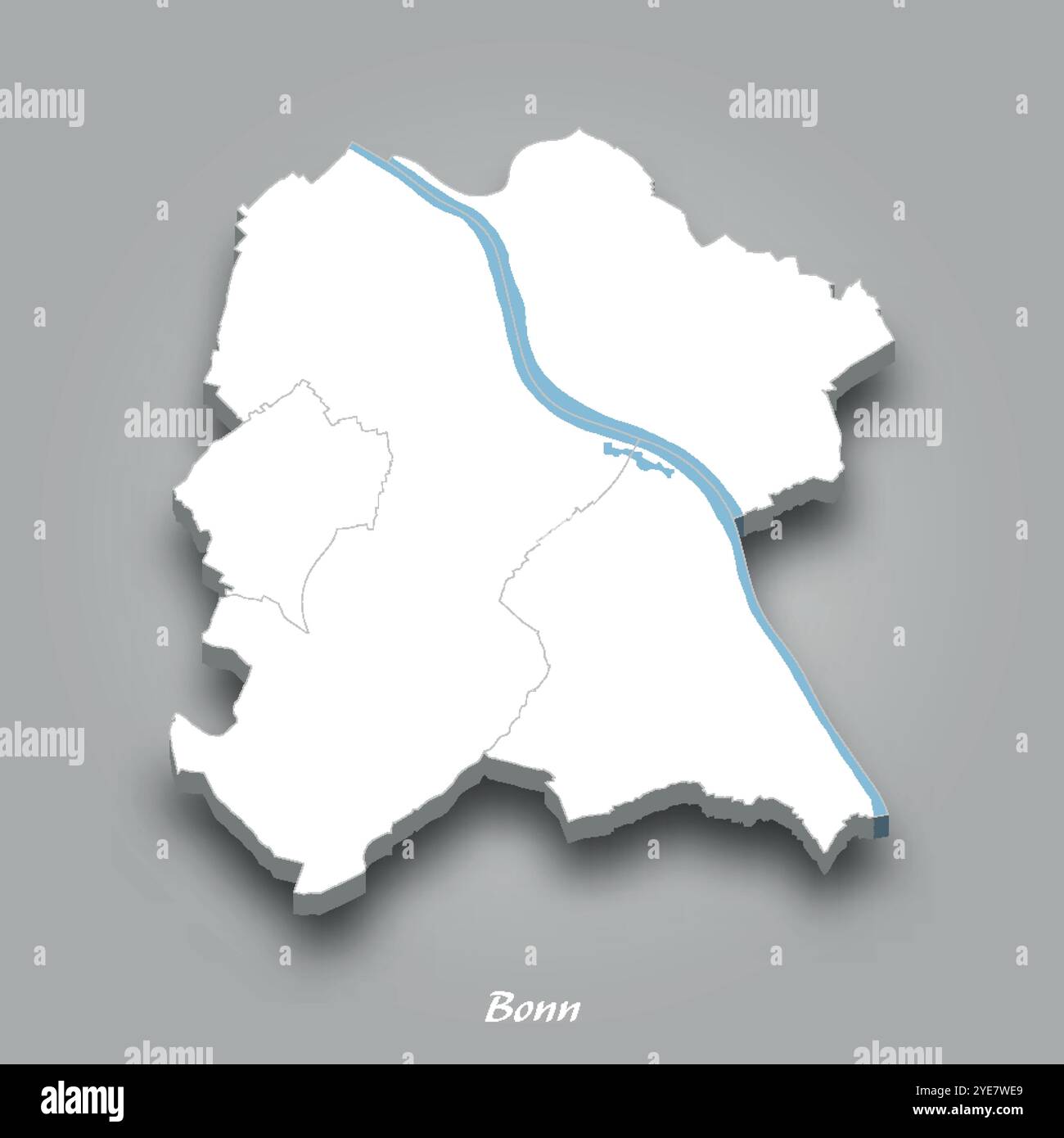 Waterways and lakes Stock Vector Images - Alamy