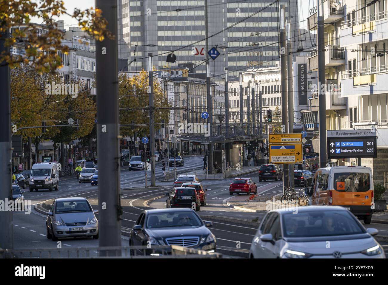 Bonn city centre, Oxfordstrasse, Bundesstrasse B56, North Rhine ...