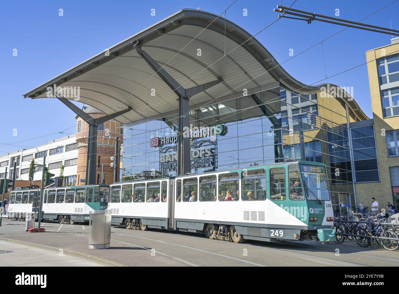 Potsdam Central Station, Friedrich-Engels-Strasse, Brandenburg, Germany ...